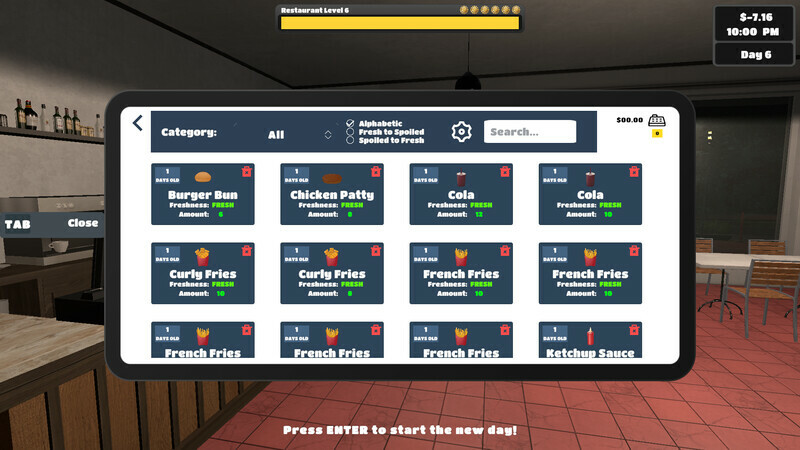 Restaurant Owner: A Restaurant Simulator on Steam