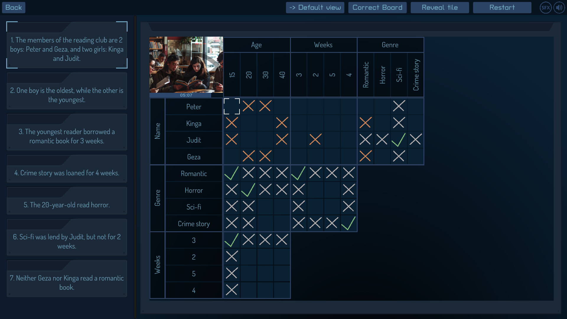 Logic Grid Puzzle on Steam
