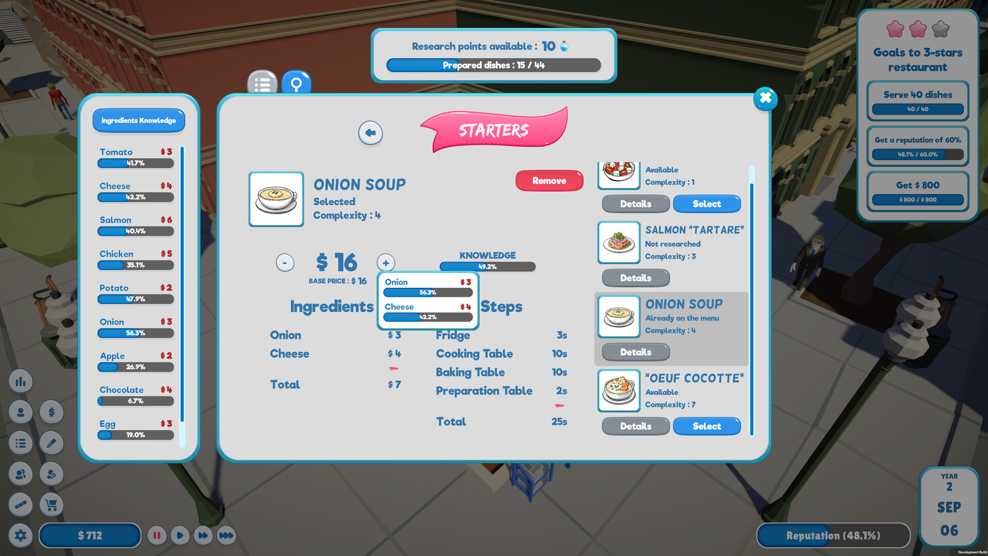 What's On The Menu? on Steam