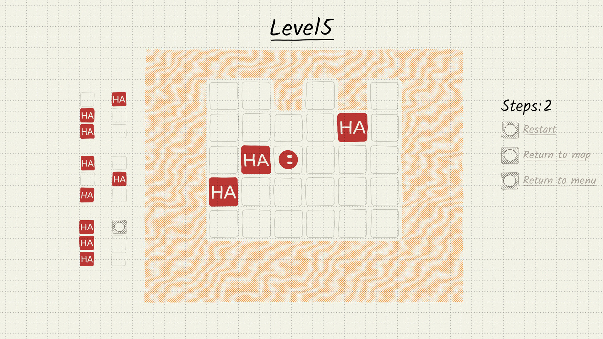 Wordban Demo: a text-based Sokoban game on Steam