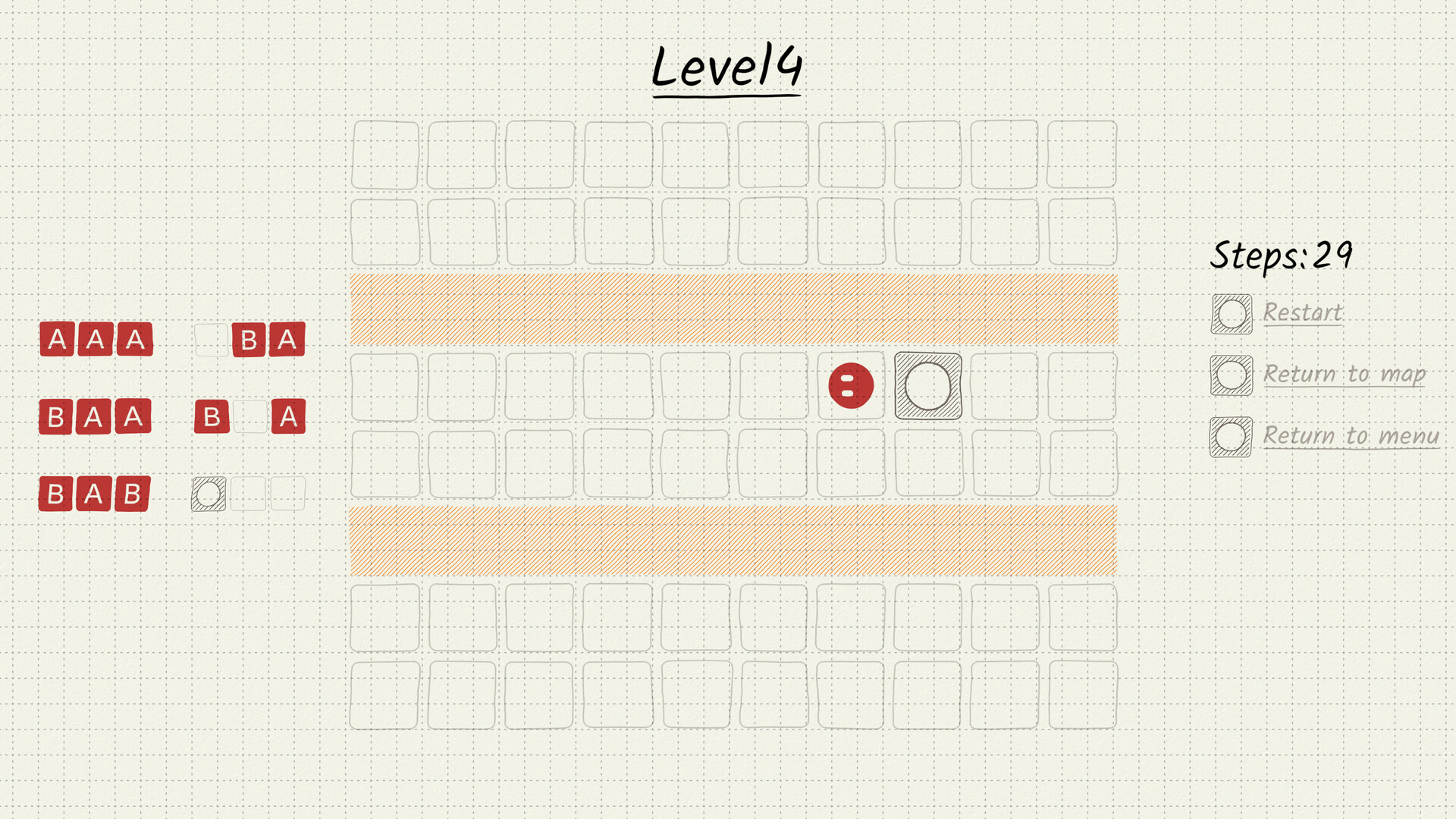 Wordban Demo: a text-based Sokoban game on Steam