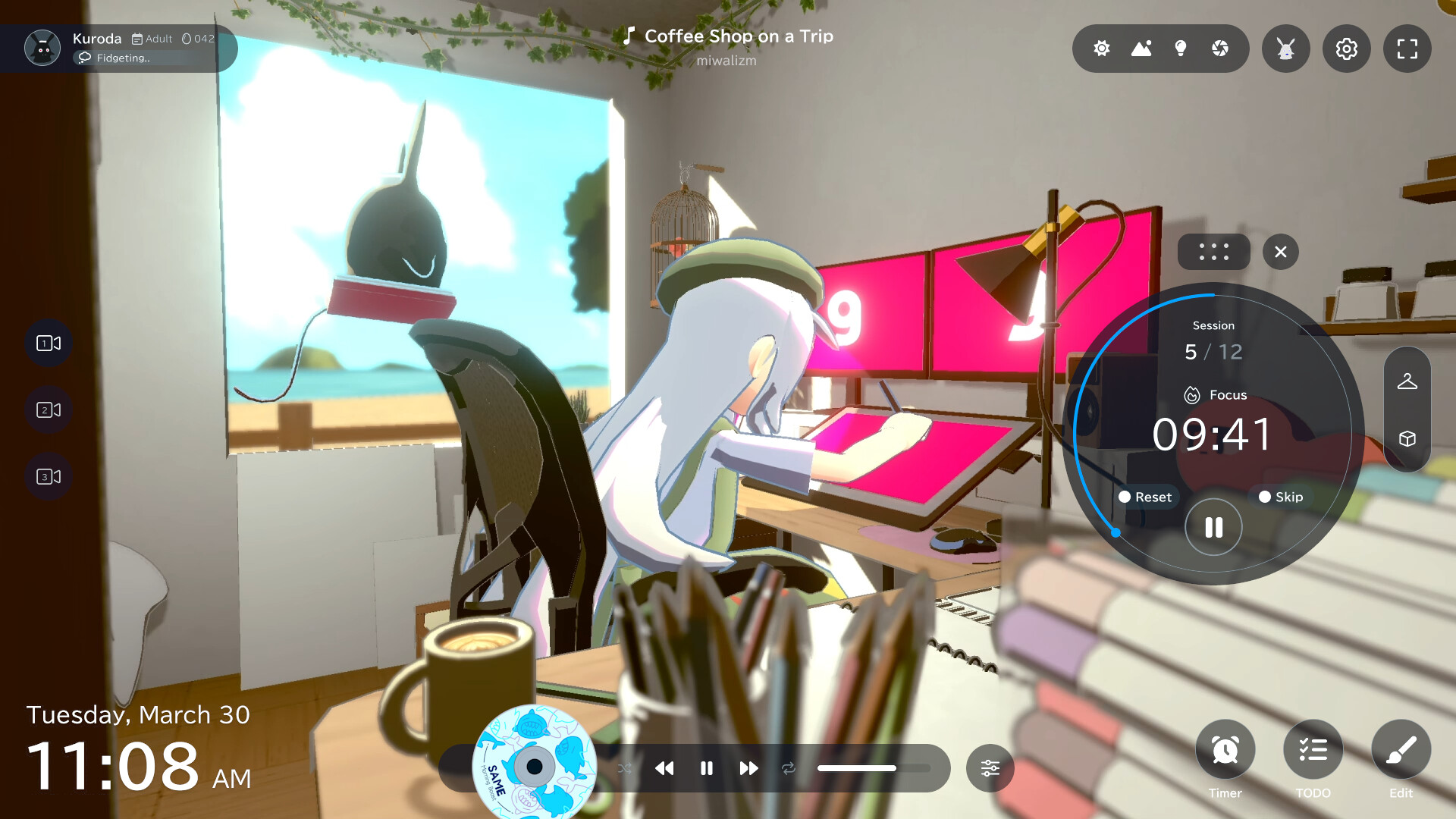 gogh: Focus with Your Avatar on Steam