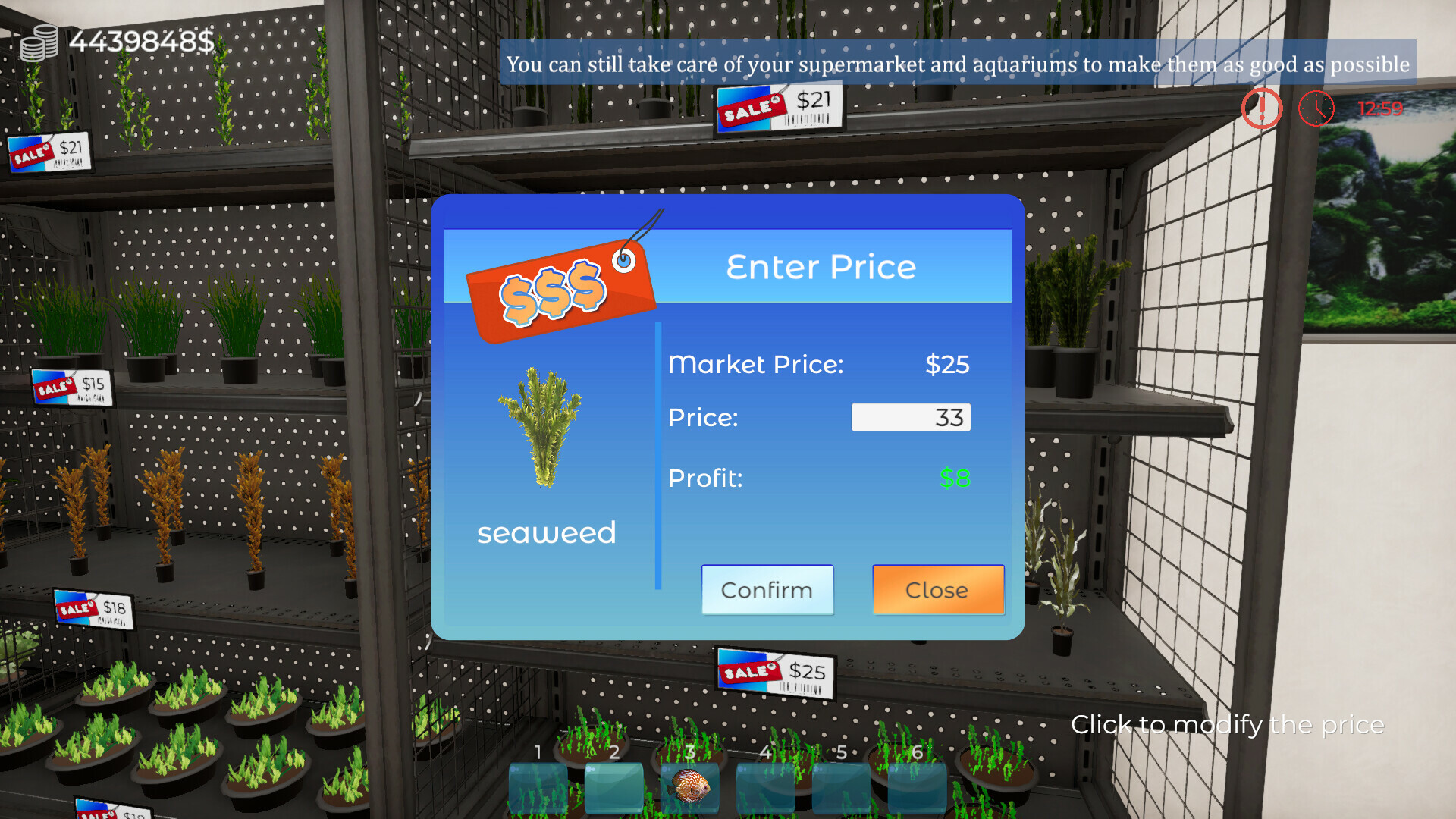 Aquatic Store Simulator Demo On Steam