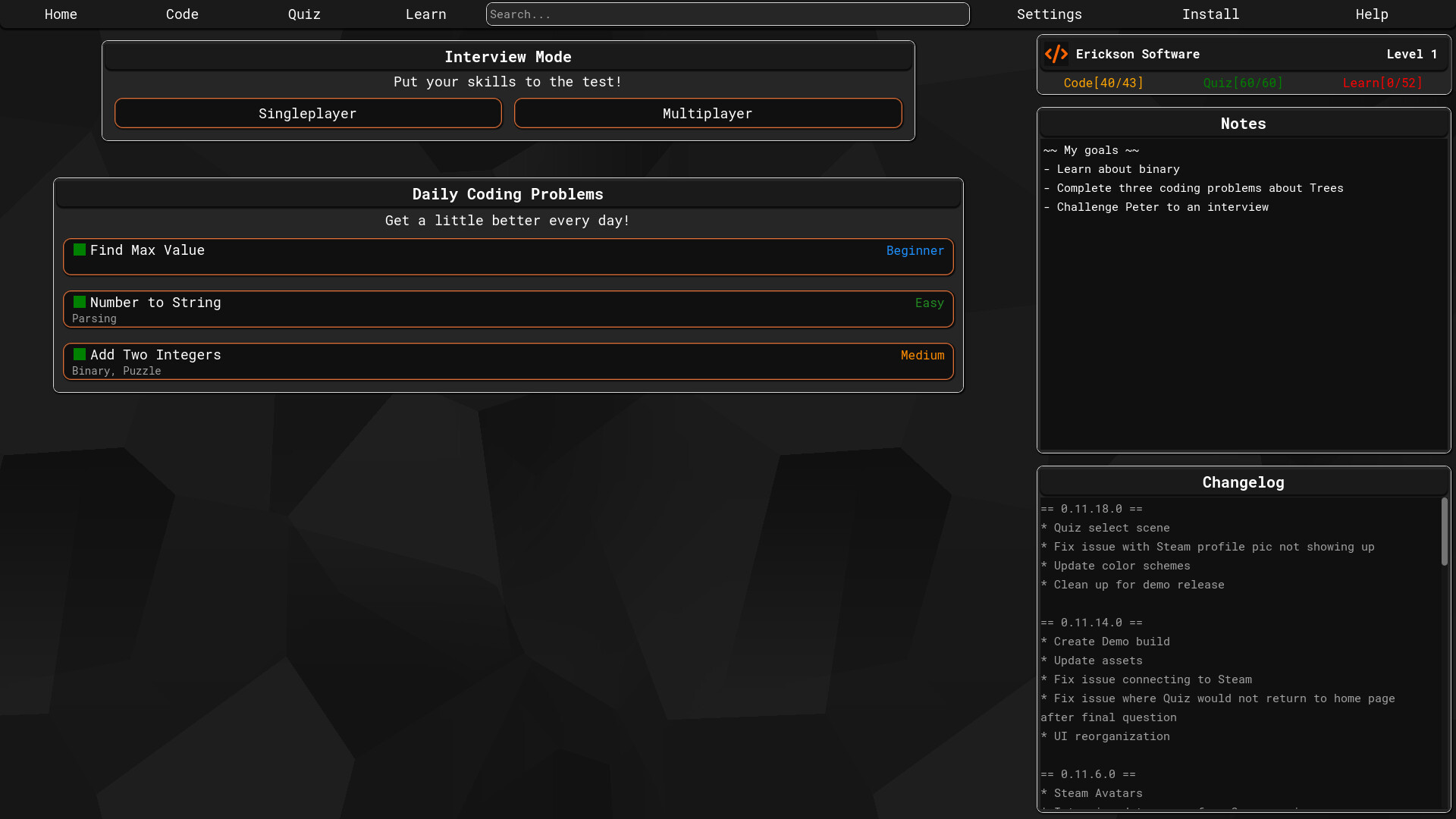Code Trainer on Steam