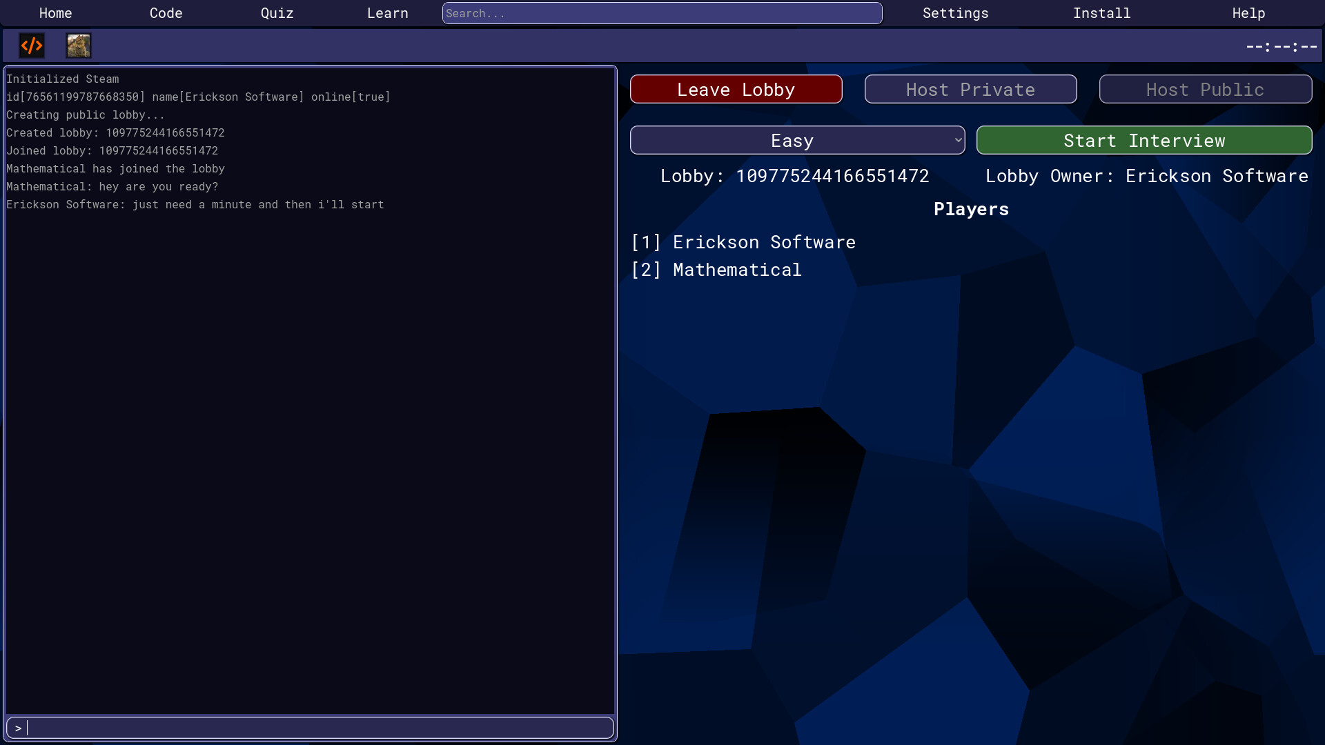 Code Trainer on Steam