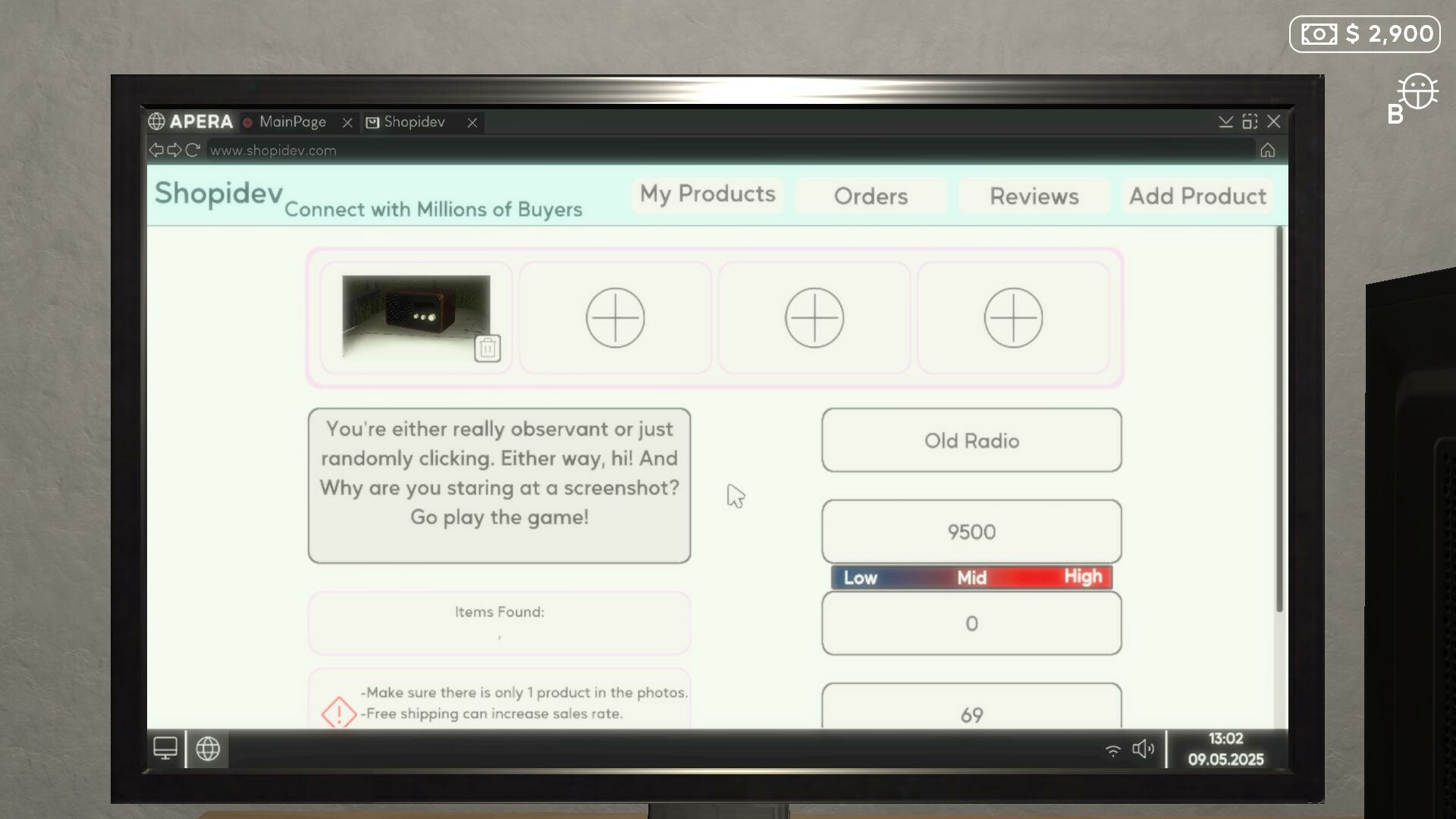 E-Commerce Simulator 2025 on Steam