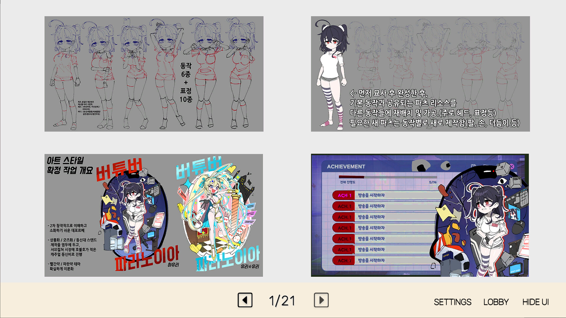 버튜버 파라노이아 Vtuber Paranoia 아트북 On Steam