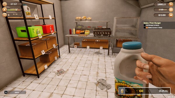 Corner Kitchen Fast Food Simulator Demo on Steam
