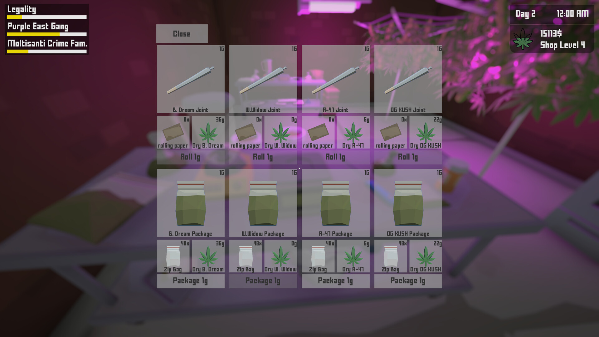 Weed Store Simulator on Steam