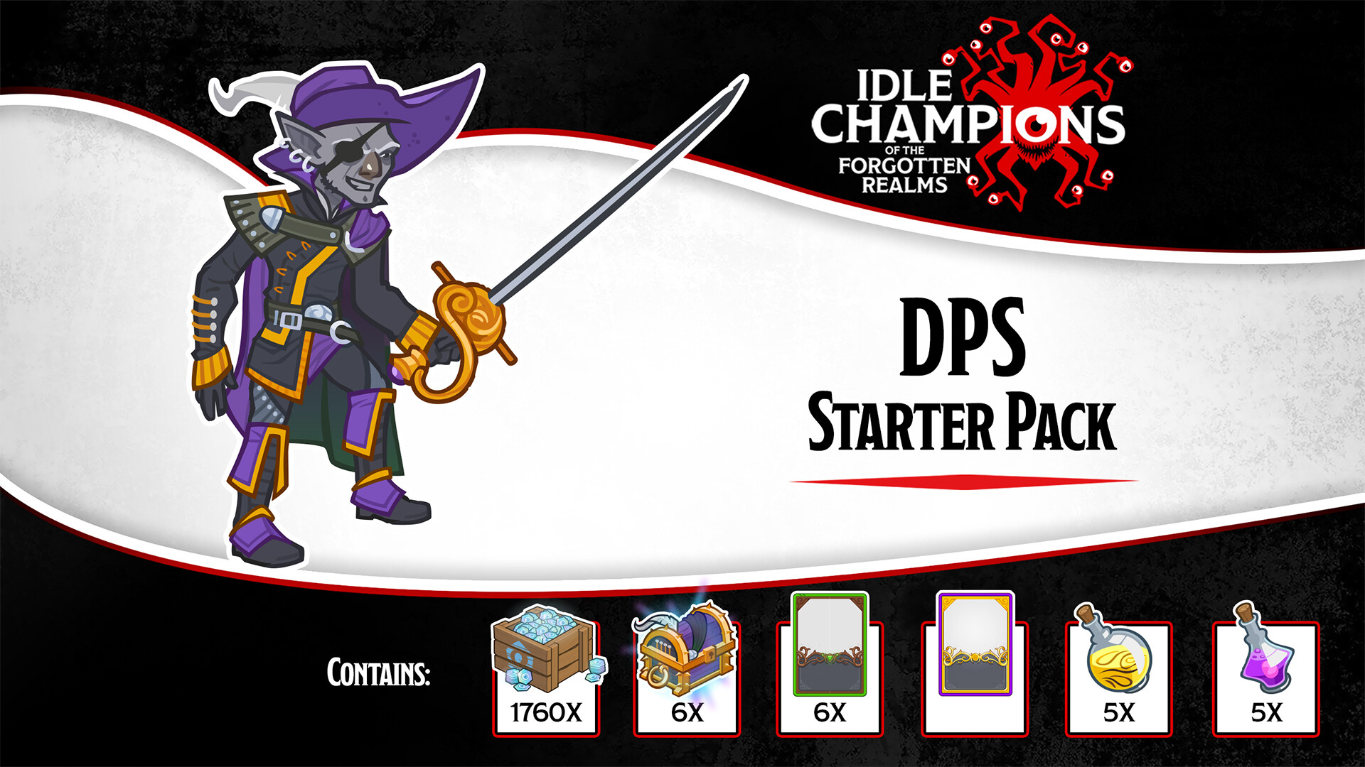Idle Champions Dps Starter Pack 상품을 Steam에서 구매하고 10 절약하세요