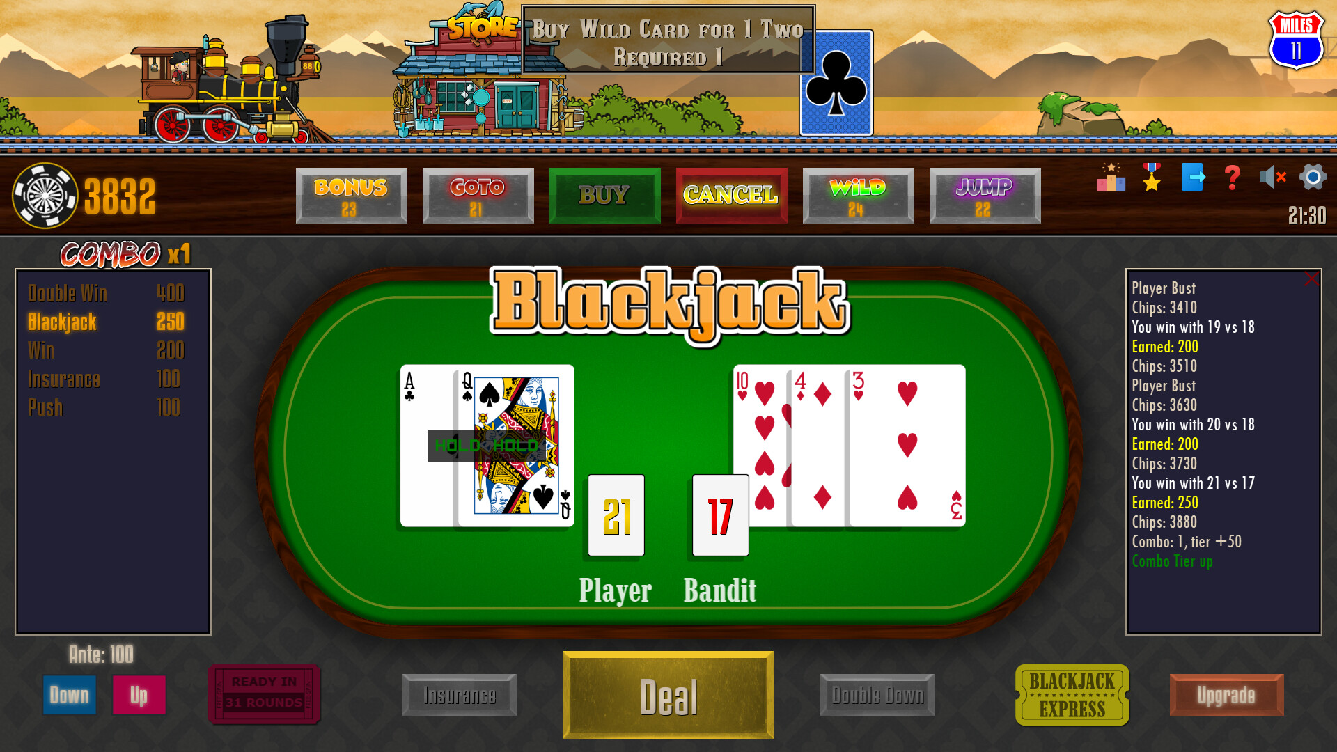 Poker Train - Blackjack on Steam