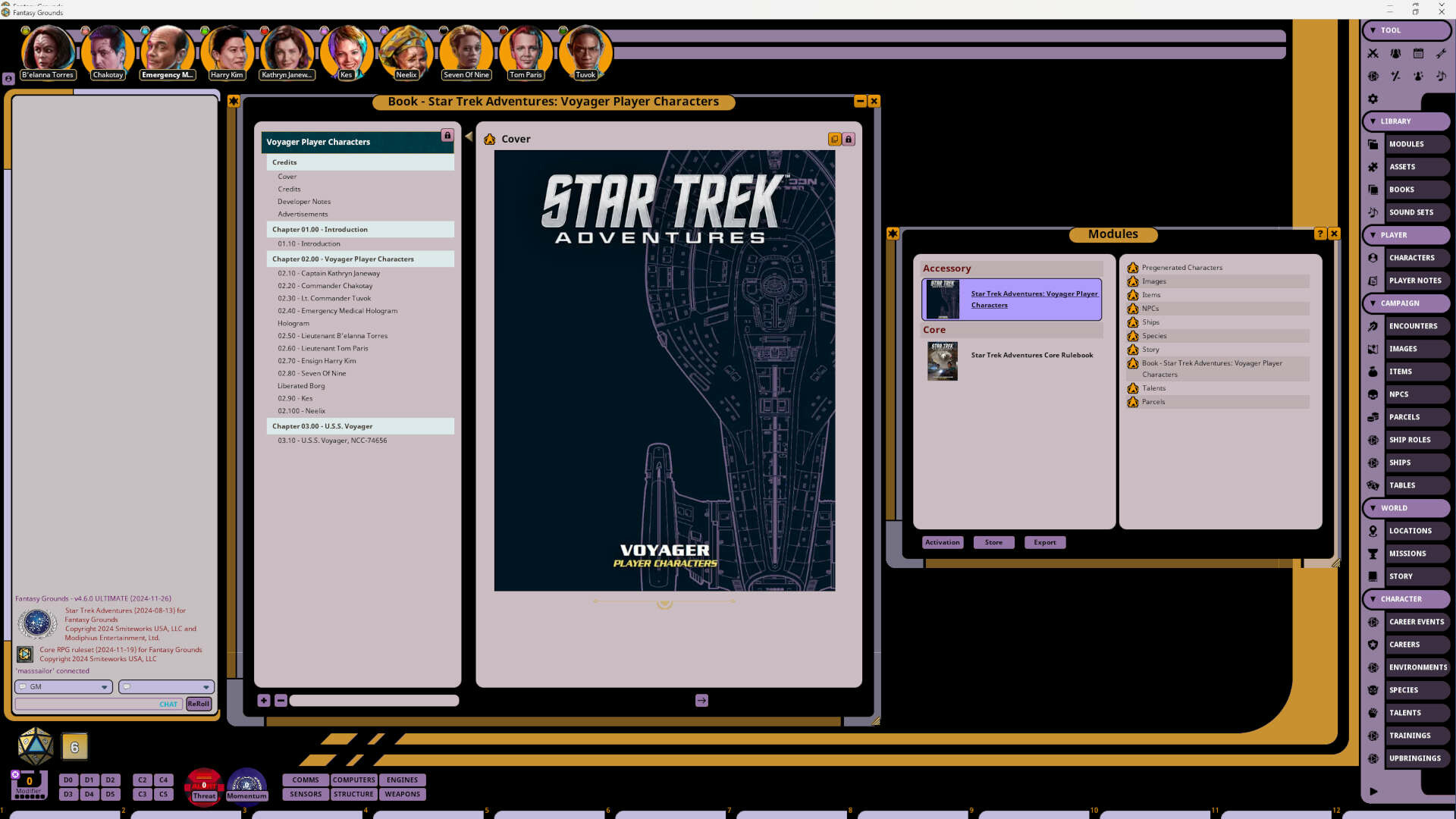 Save 20% on Fantasy Grounds - Star Trek Adventures: Voyager Player ...