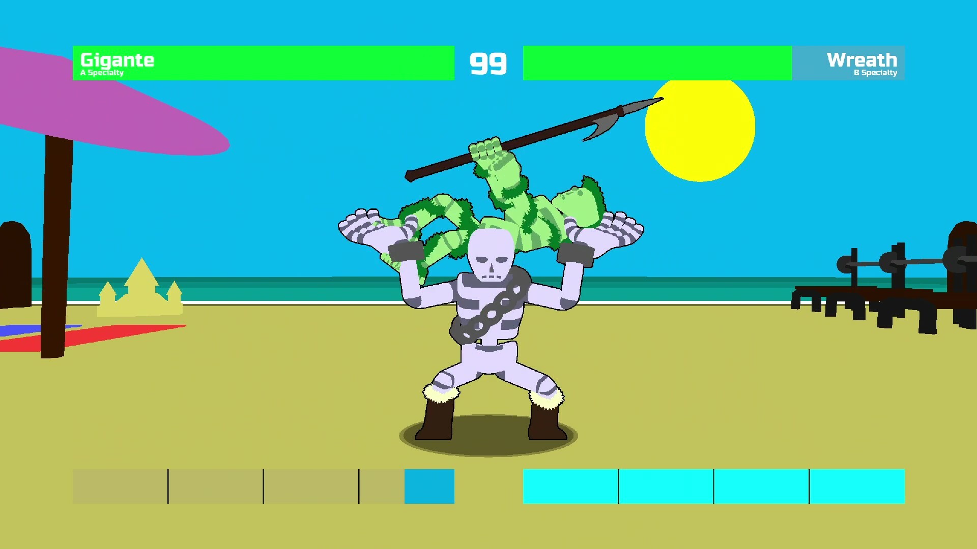 The Skeletons Are Fighting on Steam