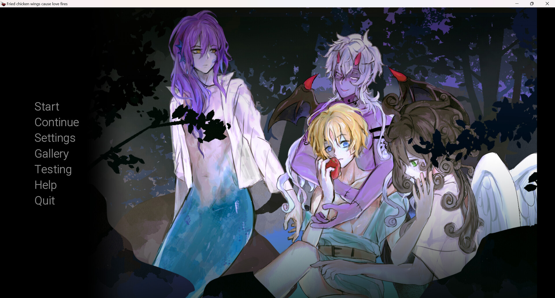 Fried Chicken Wings Cause Love Fires Demo on Steam