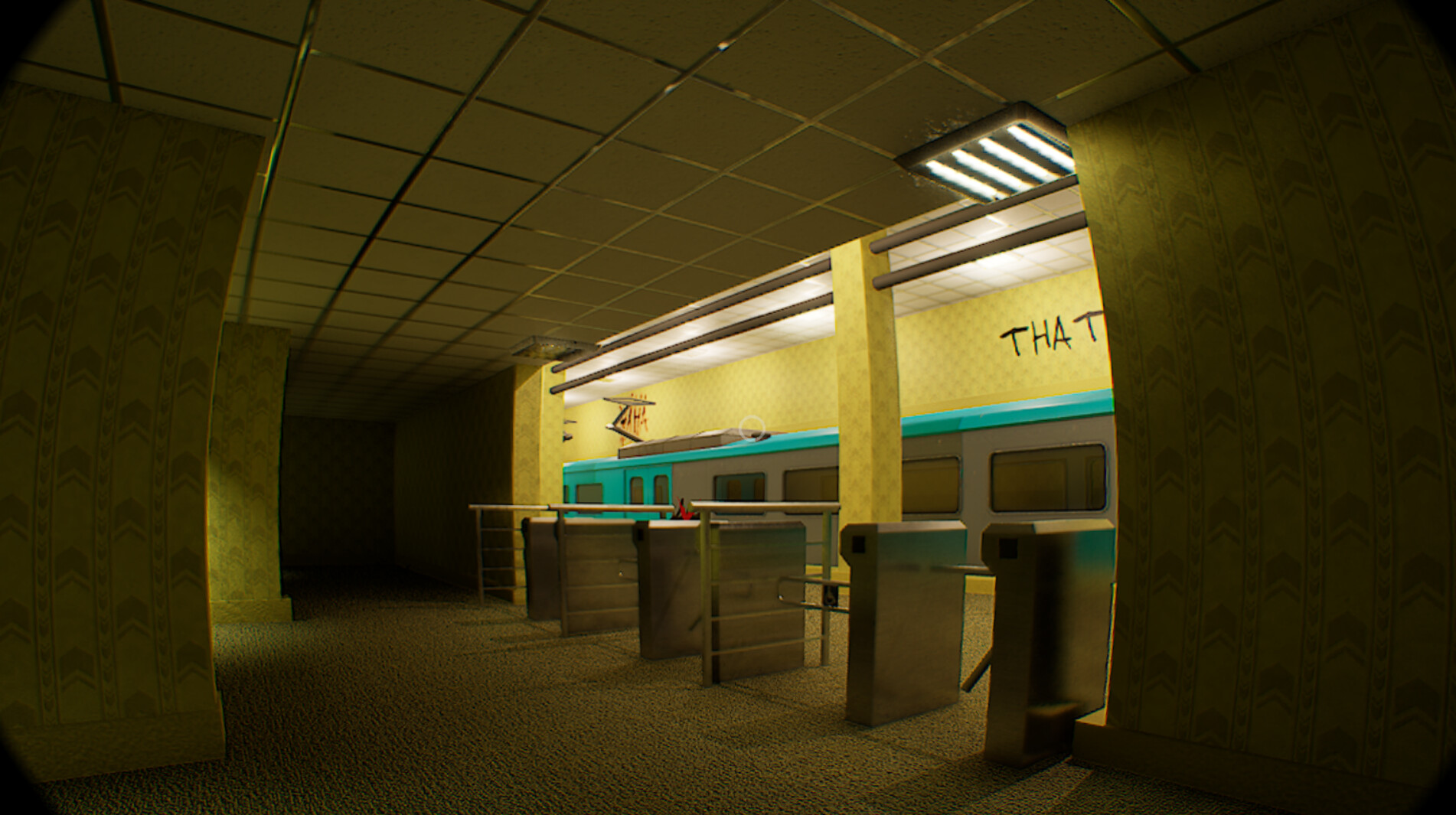 Running Through Backrooms on Steam