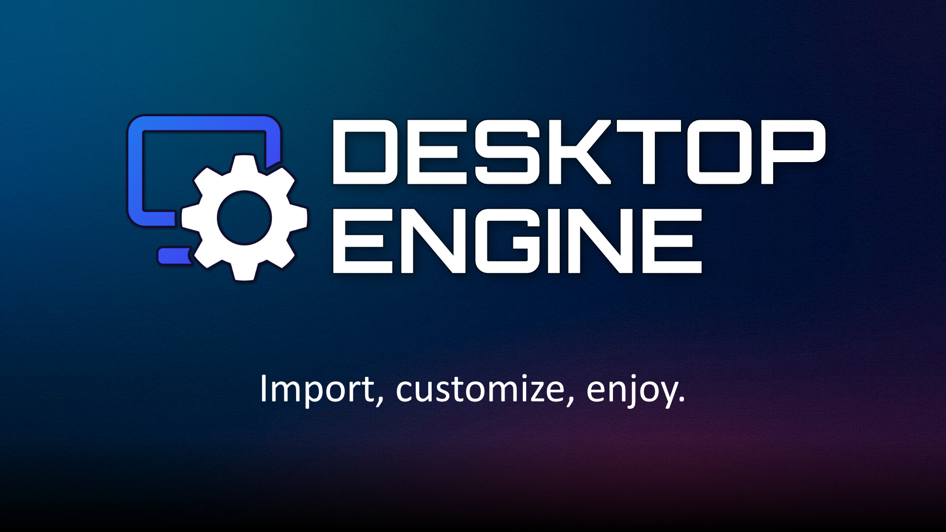Desktop Engine no Steam