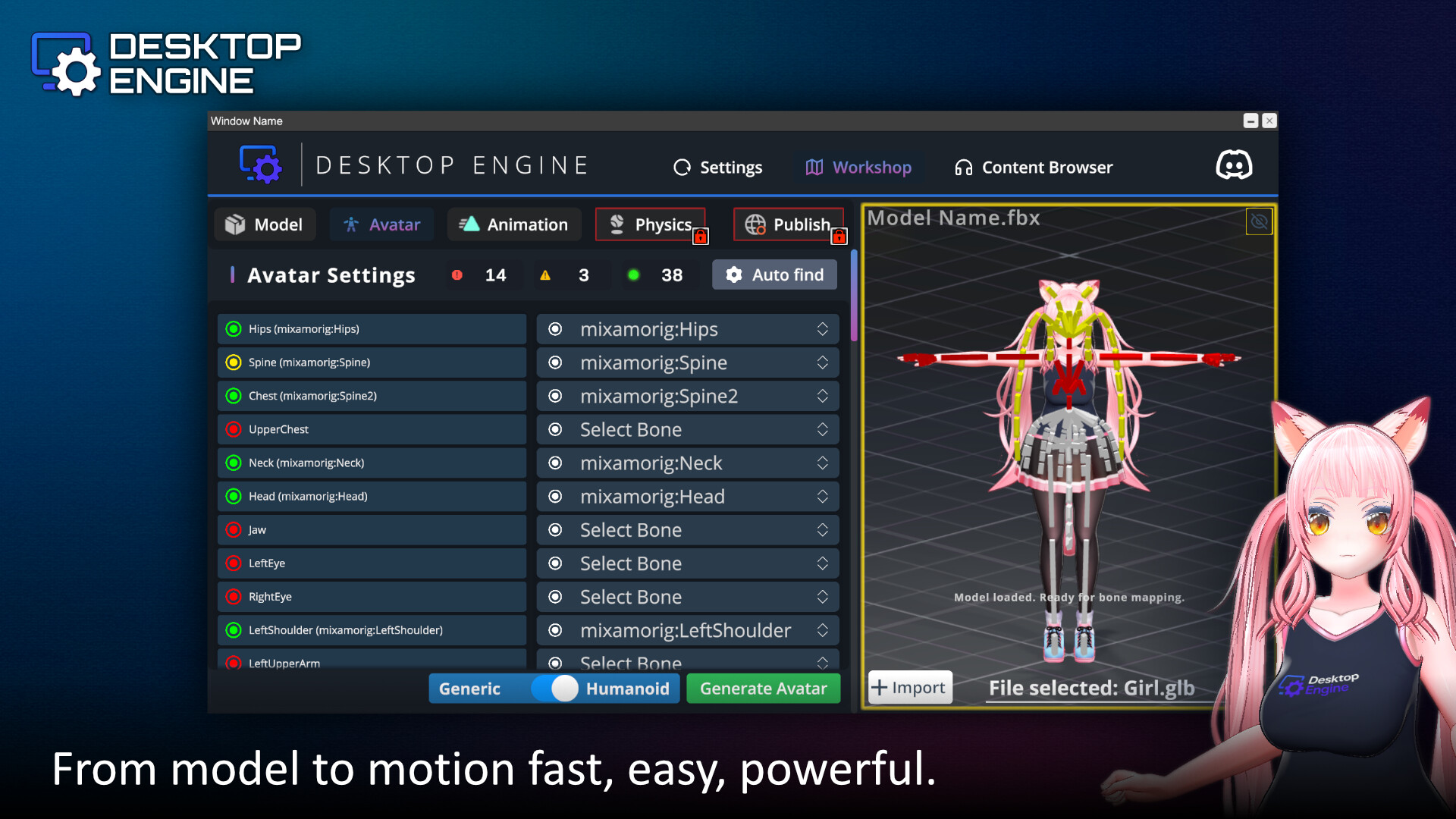 Desktop Engine no Steam