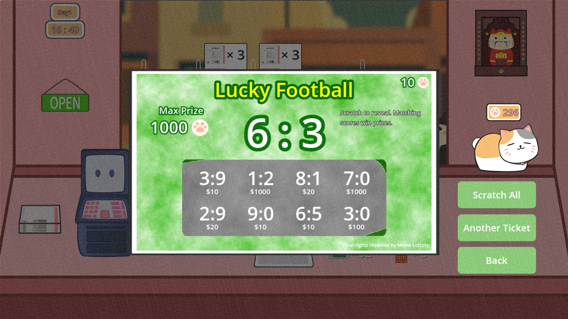 Cat Lottery Shop on Steam