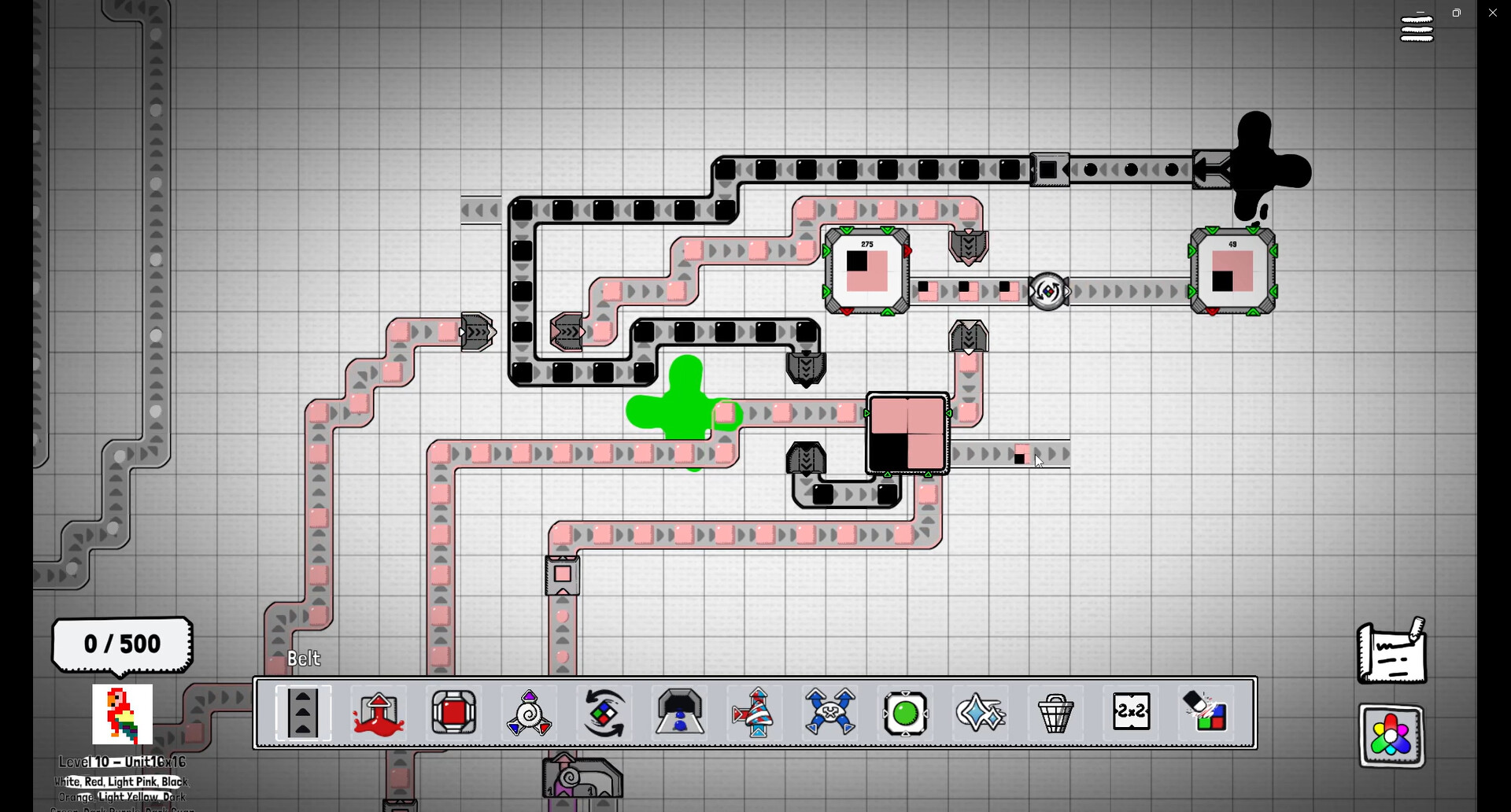 Color Factory: Automation Meets Canvas on Steam