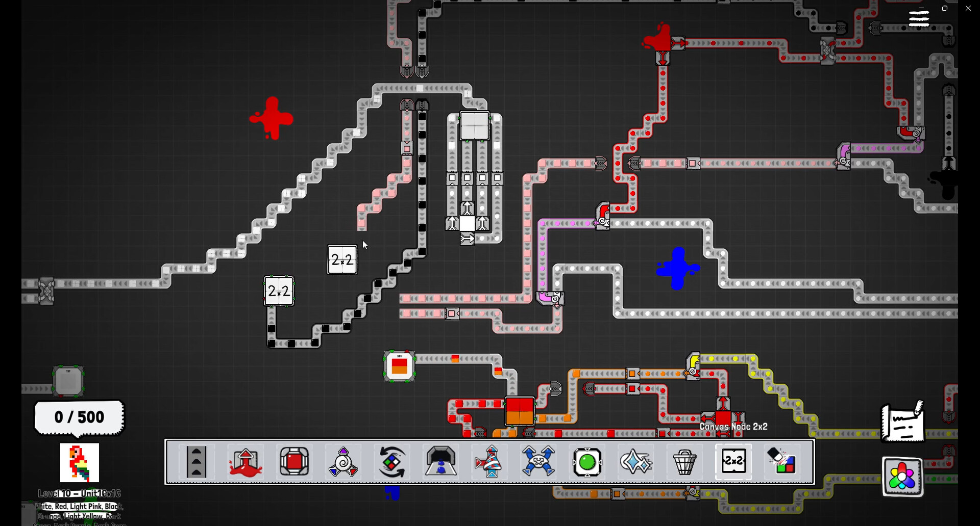 Color Factory: Automation Meets Canvas on Steam