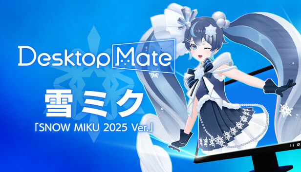 Desktop Mate 雪ミク「SNOW MIKU 2025 Ver.」 DLC na Steam