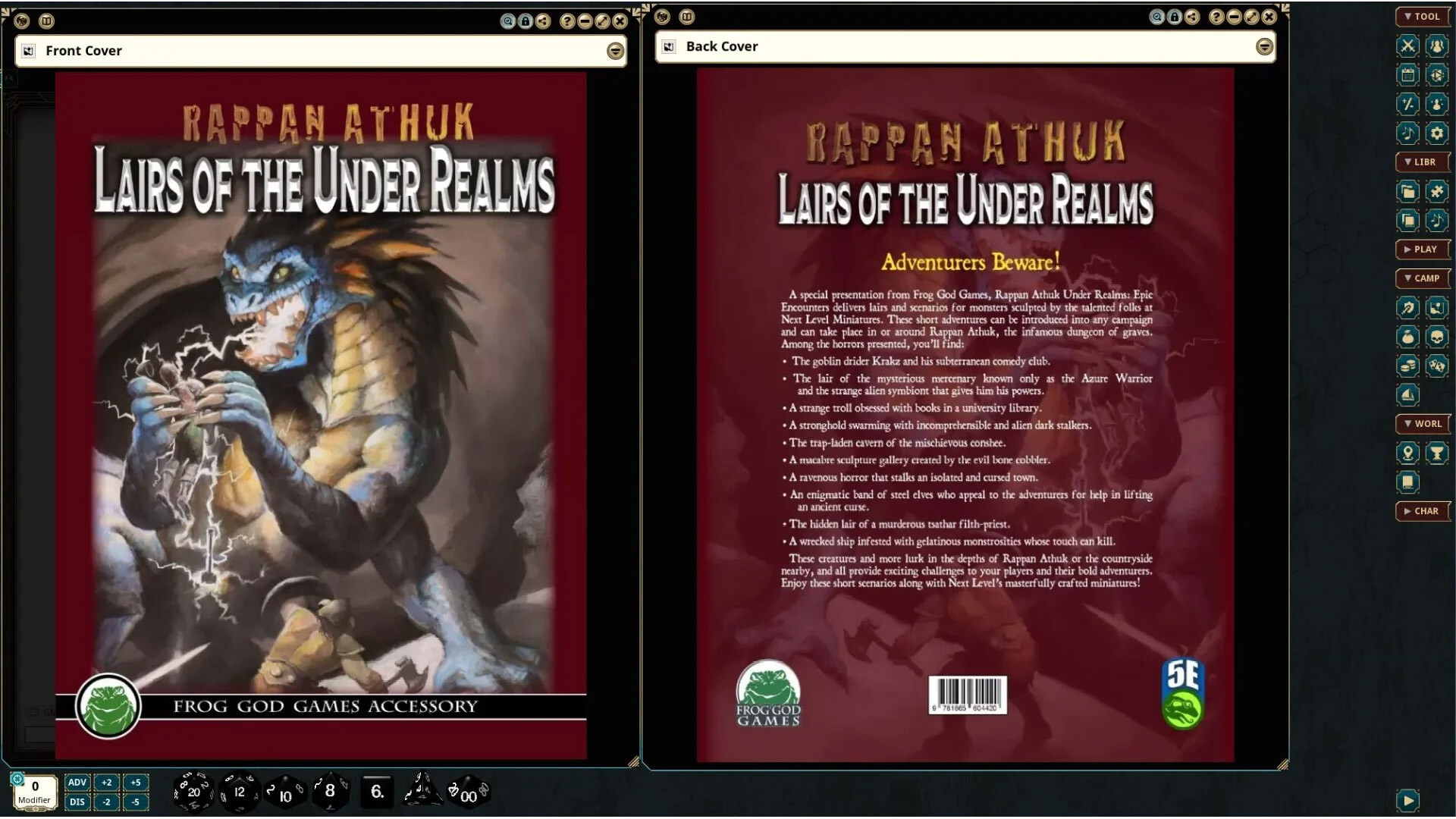 Fantasy Grounds - Rappan Athuk: Lairs of the Under Realms (5E) on Steam