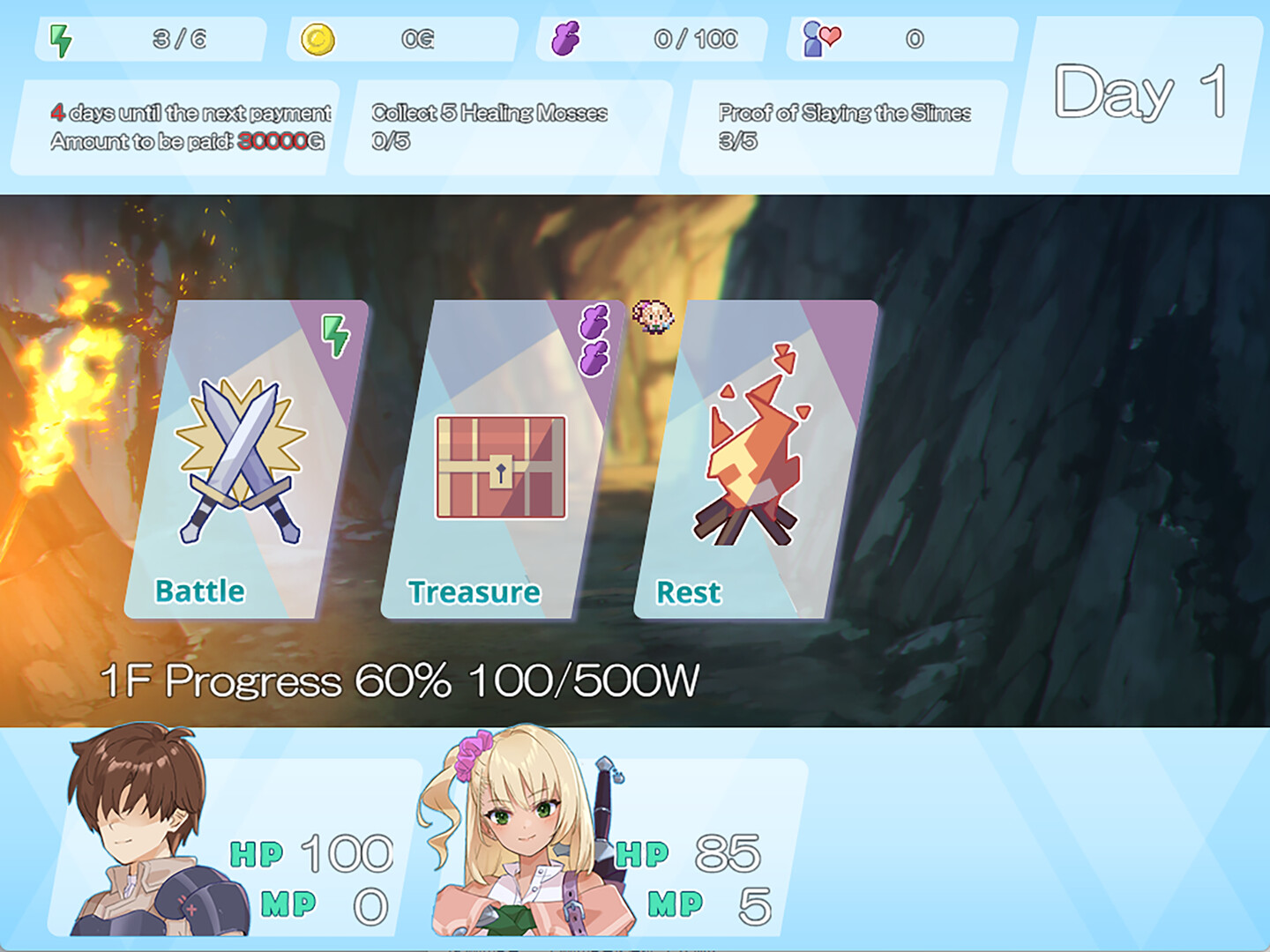 Dungeon with Girl on Steam