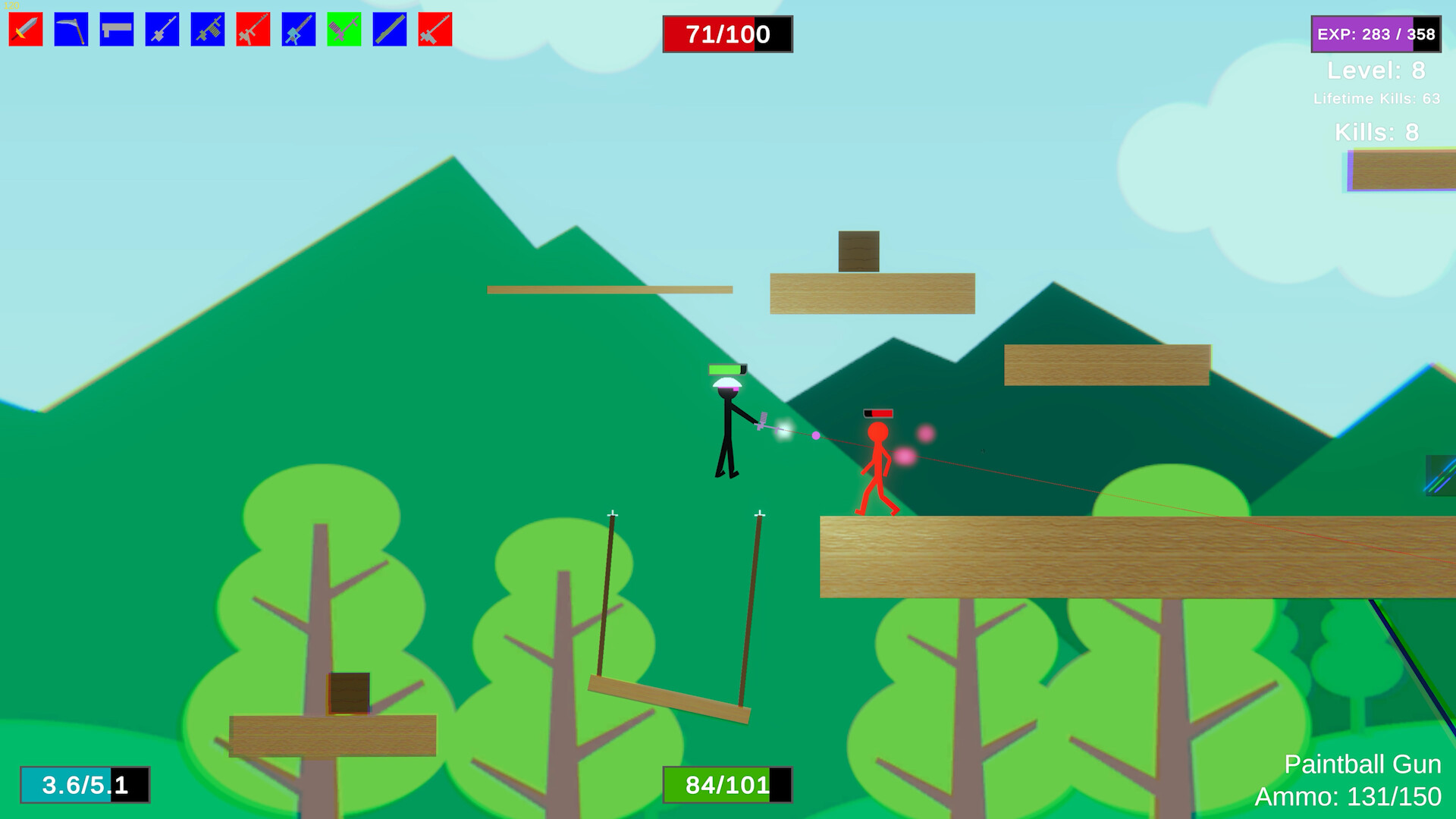 Stick Figure Combat - Paintball Gun no Steam