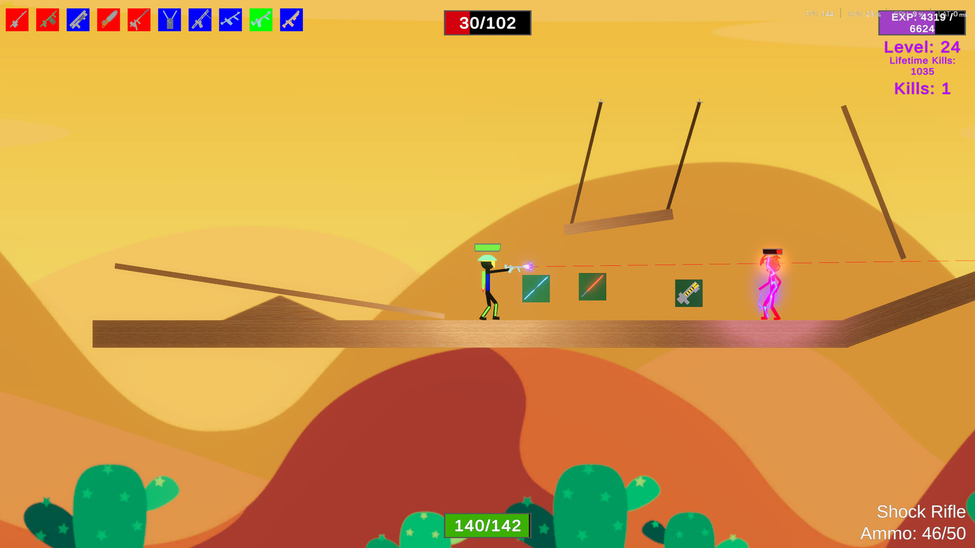 Stick Figure Combat: Elemental Rifle Pack | indienova GameDB 游戏库