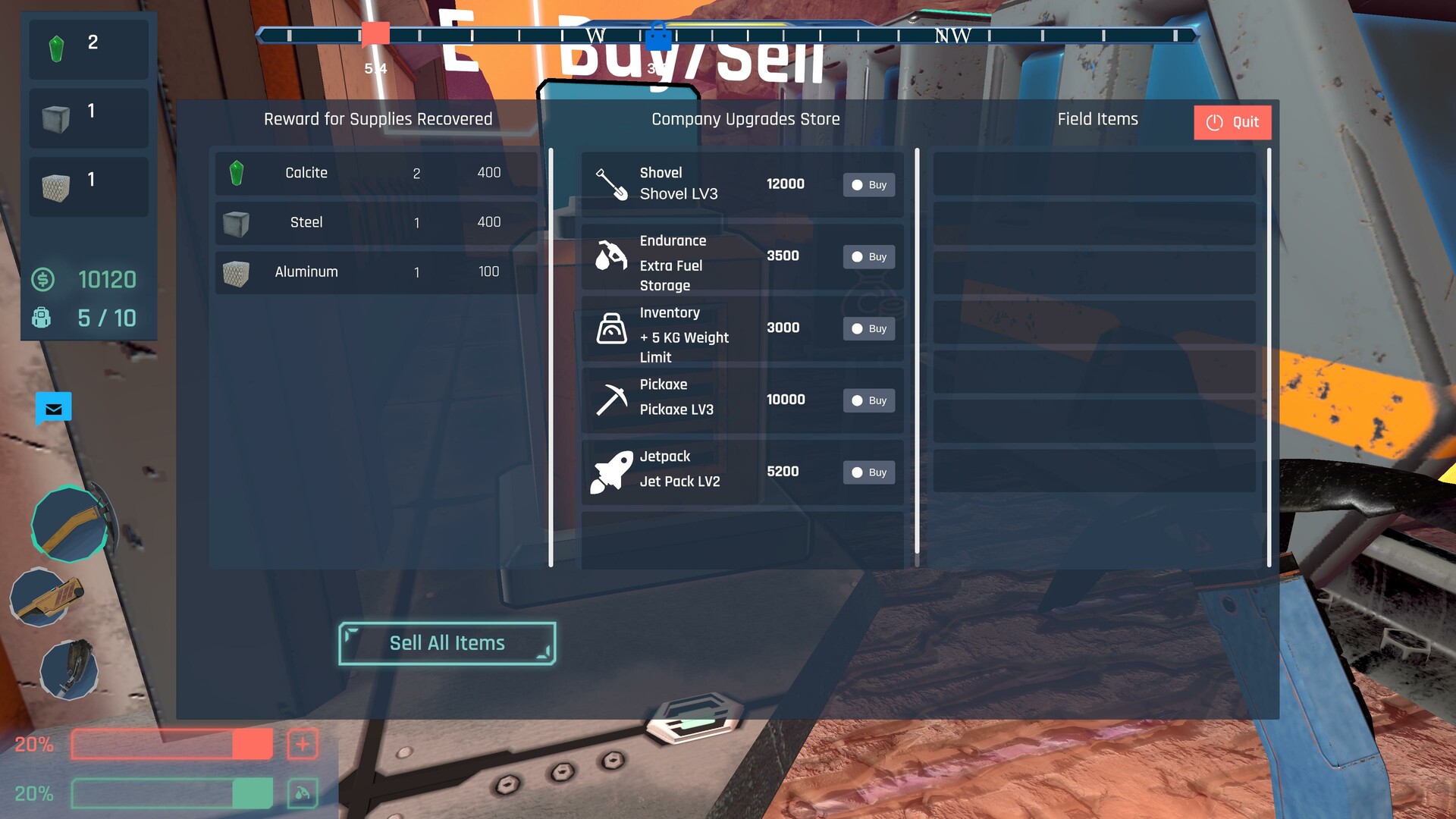 Off-World Prospecting Demo on Steam