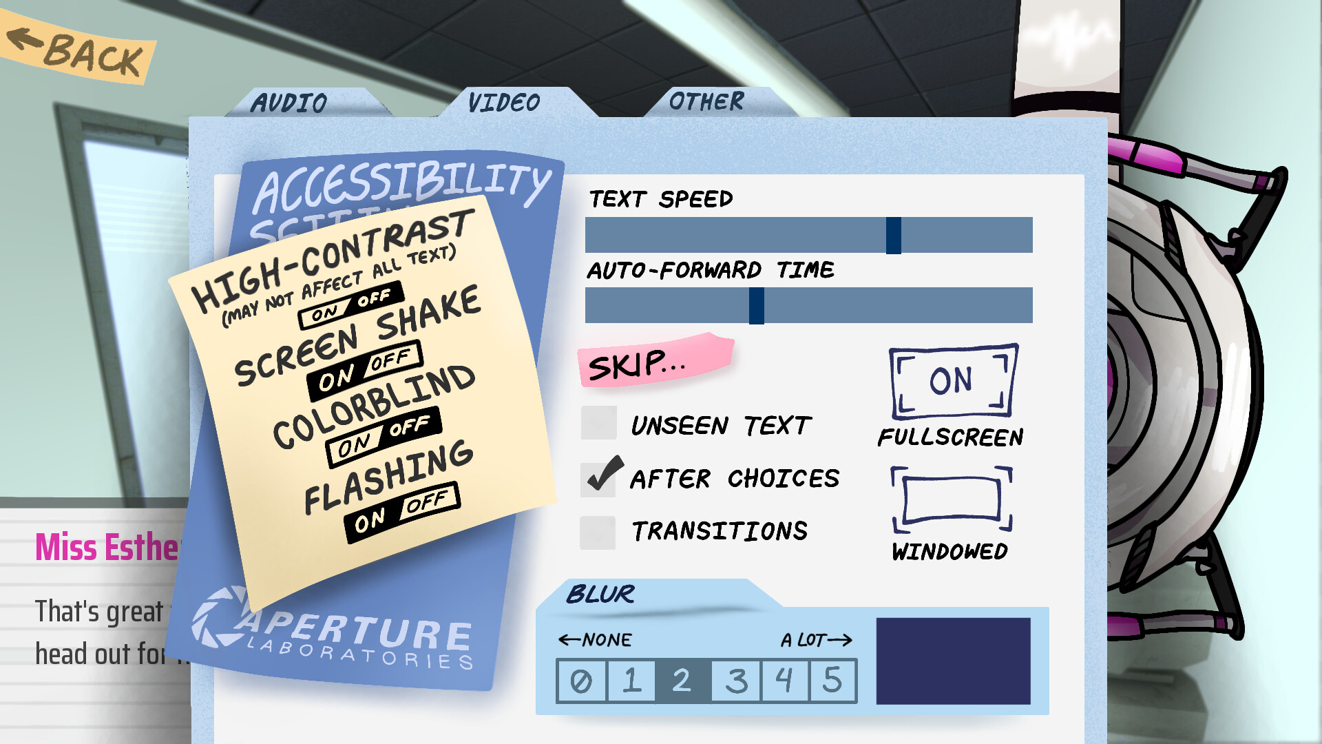 Aperture Dating Simulator on Steam