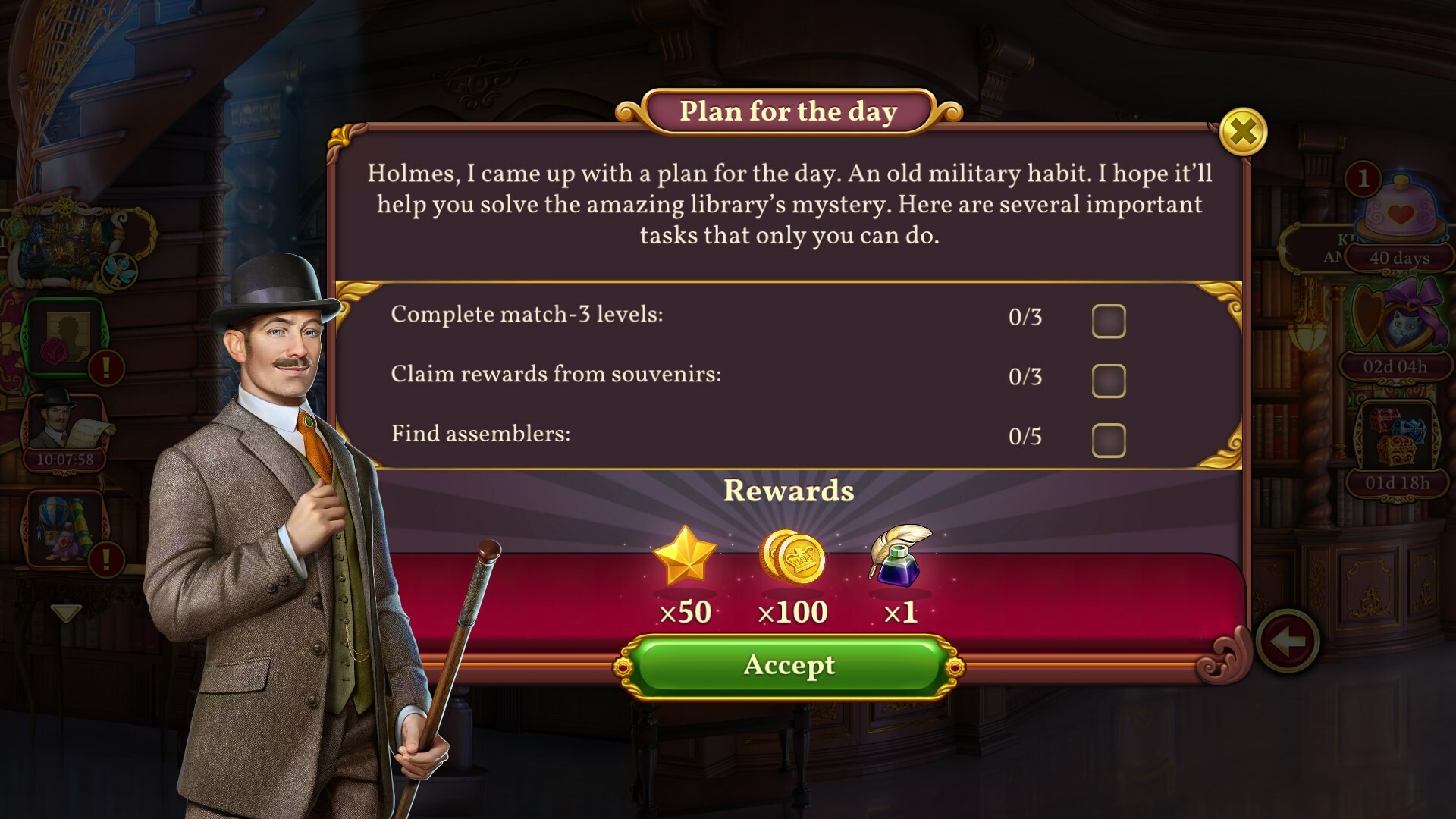 Sherlock: Hidden Object & Match-3 Mystery on Steam