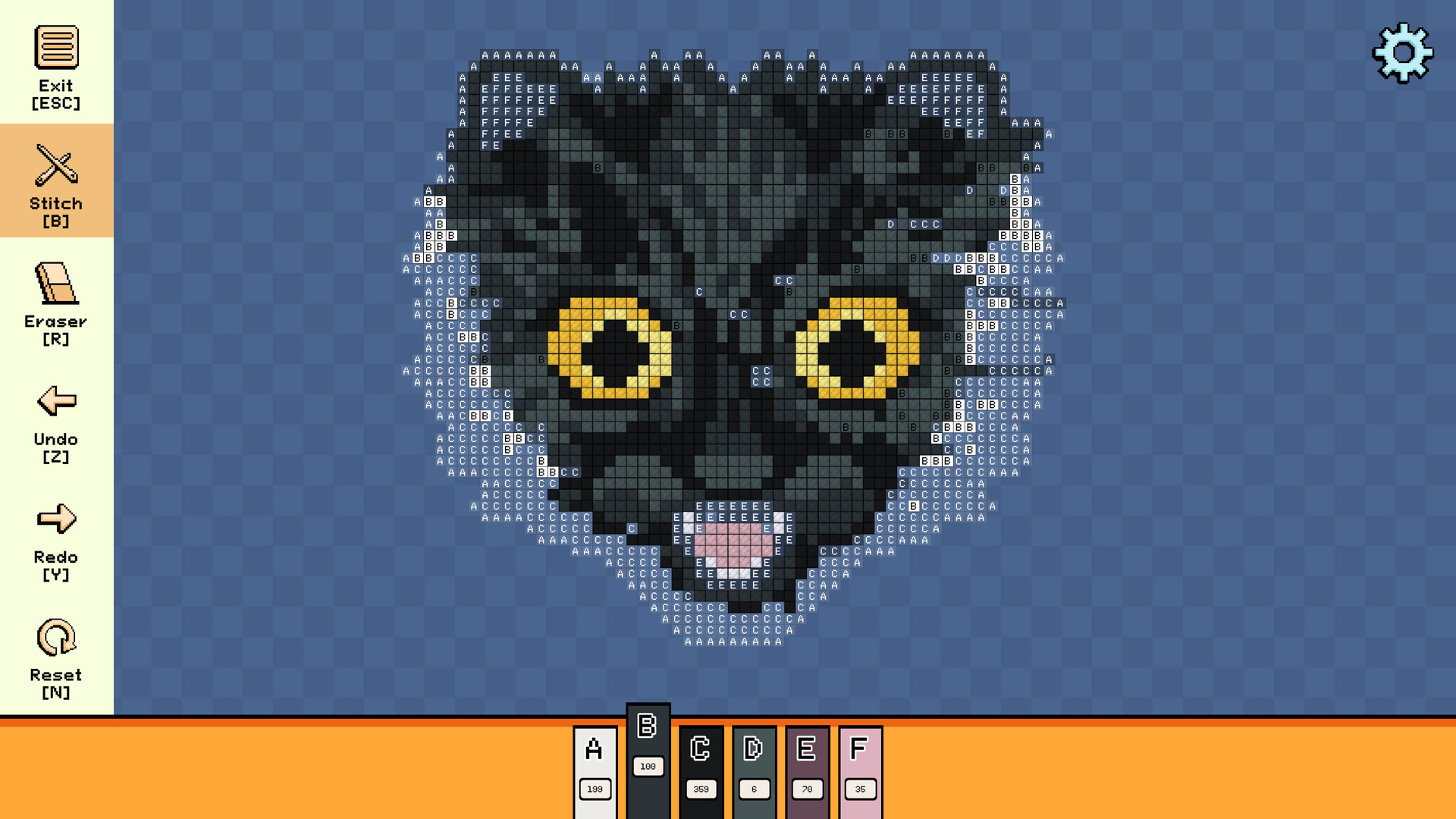 Pixel Cross Stitch: Color by Number - Cats Pack | indienova GameDB 游戏库