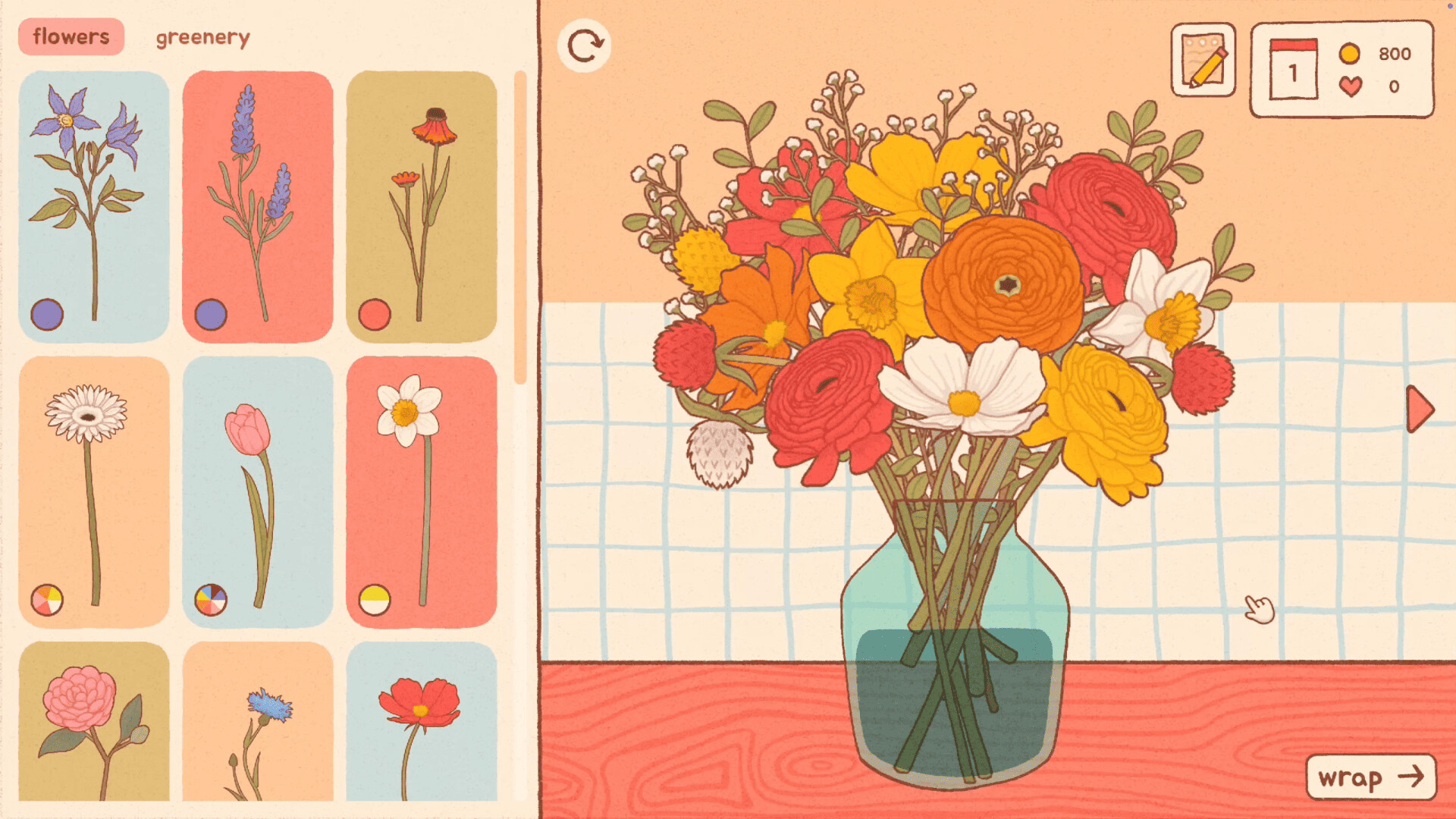 Flowers And Favours: Florist Simulator Demo on Steam
