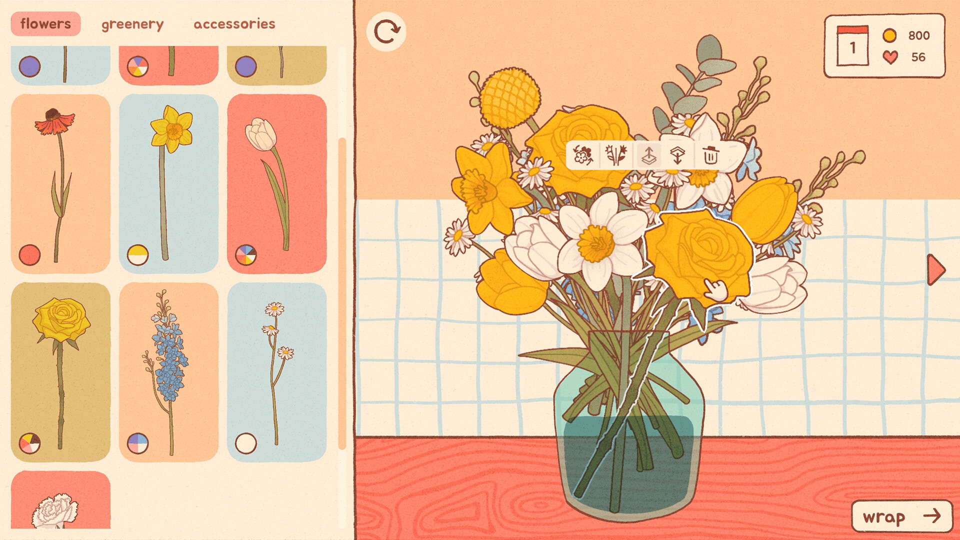 Flowers And Favours: Florist Simulator Demo on Steam