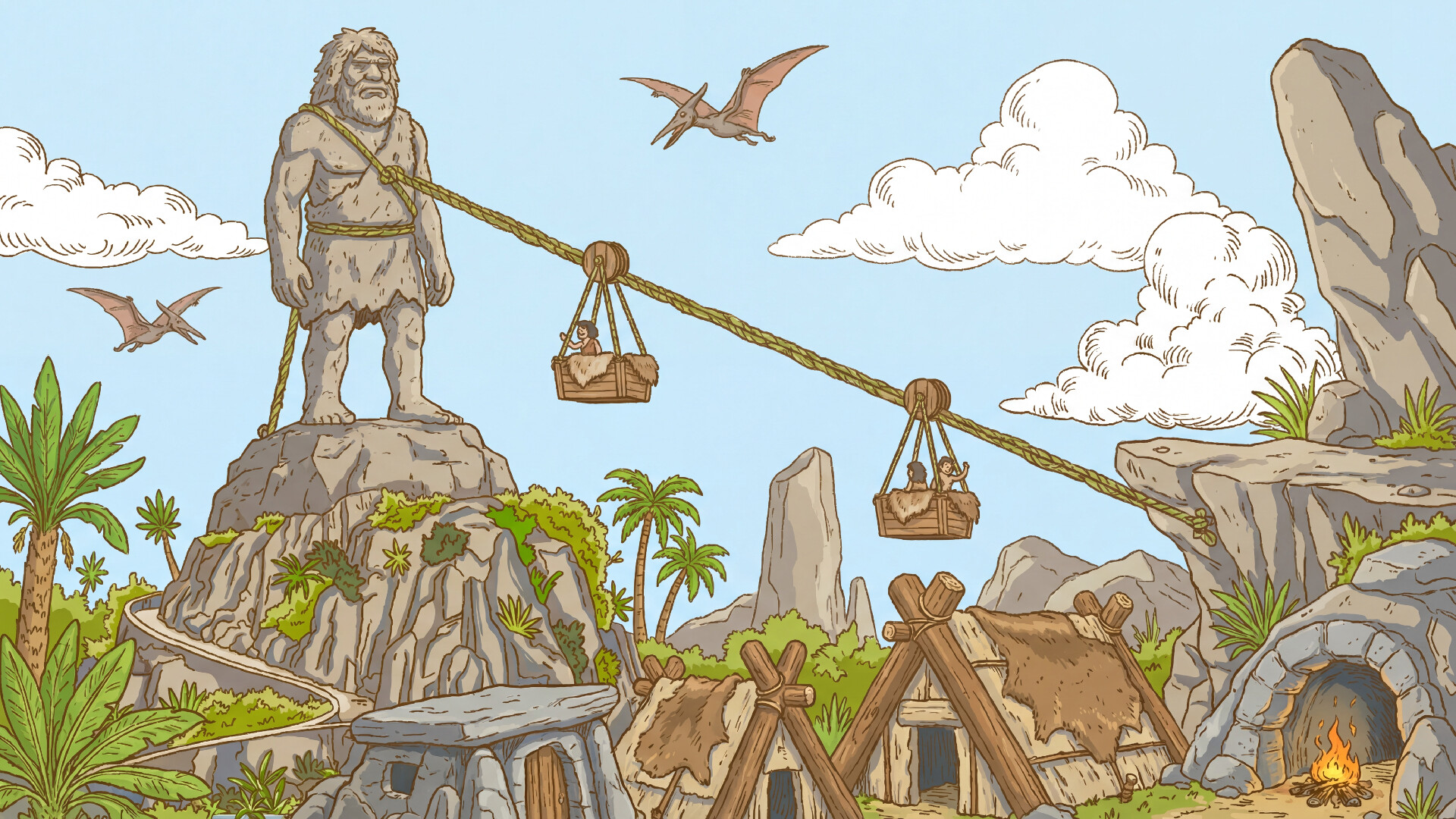 Steam：999 Hidden Cats: Stone Age Together