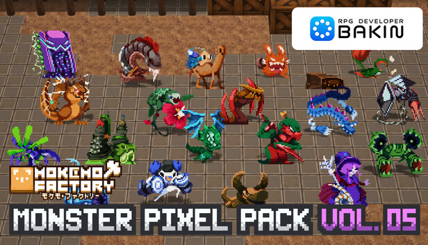 Save 20% on RPG Developer Bakin Mokemo Factory MONSTER PIXEL PACK Vol.5 ...