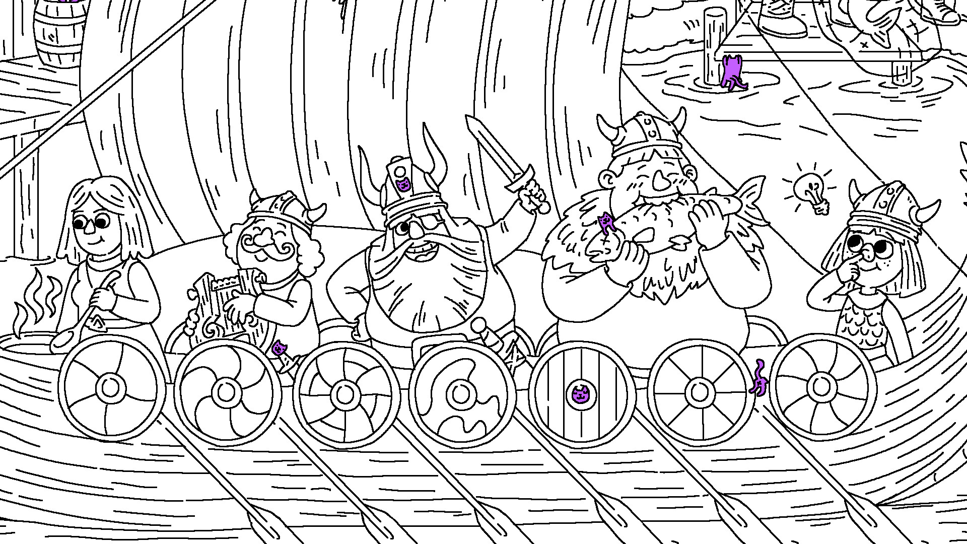 100 Cats Lost in Norway Find & Color on Steam
