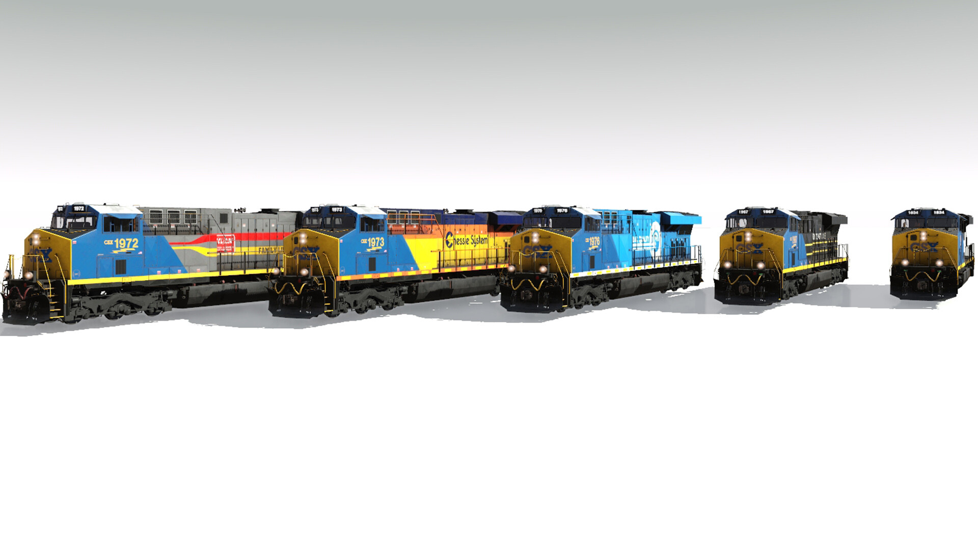 Trainz 2019 DLC - Pro Train: CSX Heritage Loco Bundle 4 Packages · SteamDB