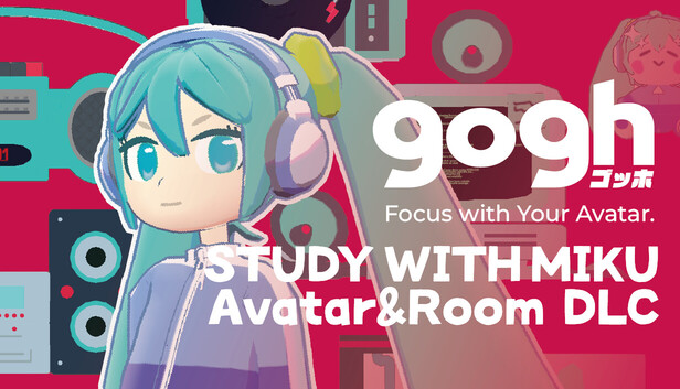 Steam의 gogh: Focus with Your Avatar – STUDY WITH MIKU Avatar&Room DLC