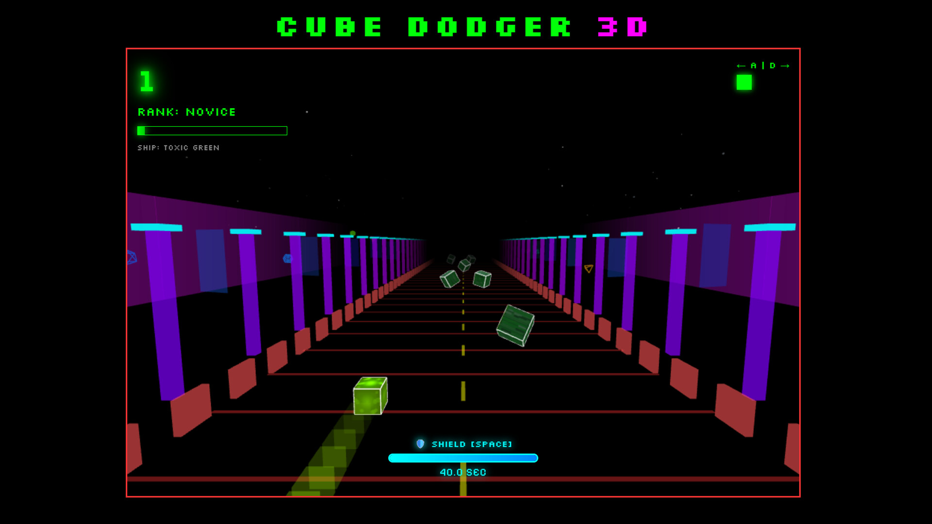 Cube Dodger 3D – Toxic Green Ship Screenshots · SteamDB
