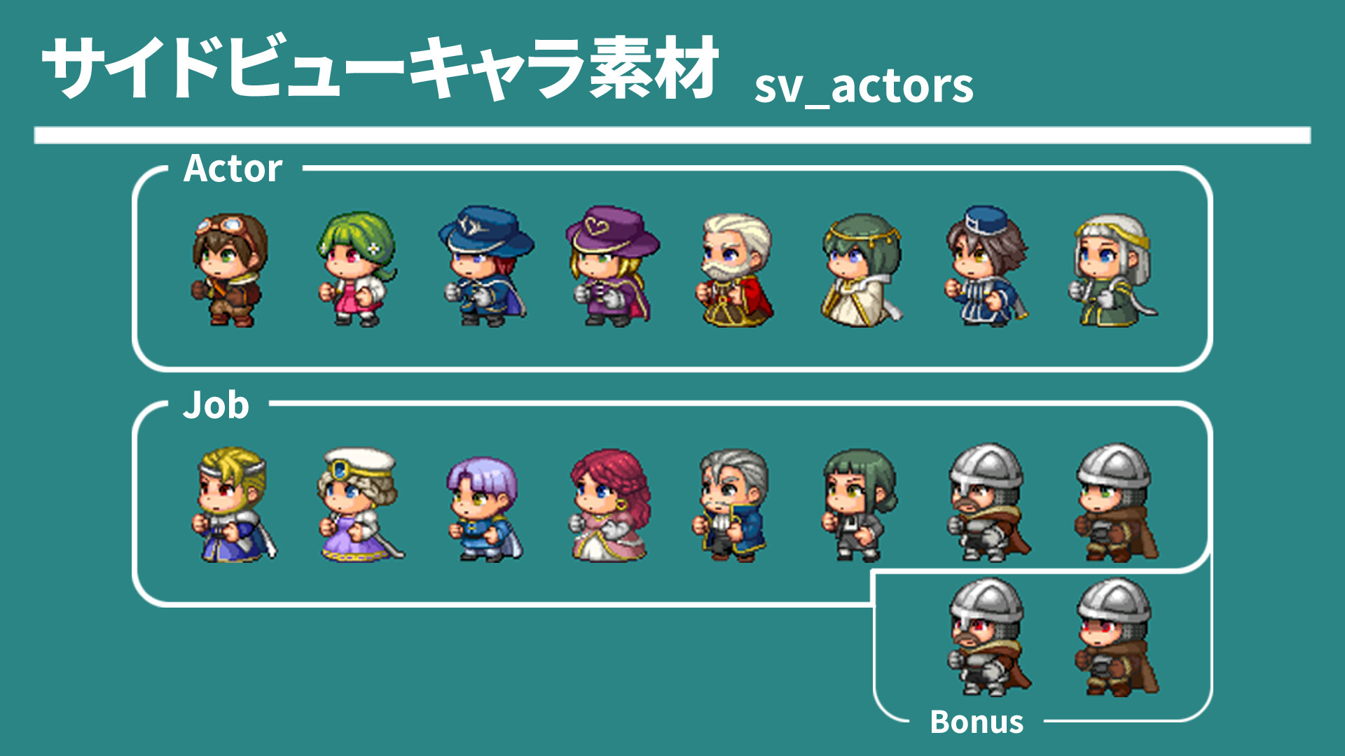 Save 10% on RPG Maker MZ - REFMAP Fantasy Character Pack 4 on Steam