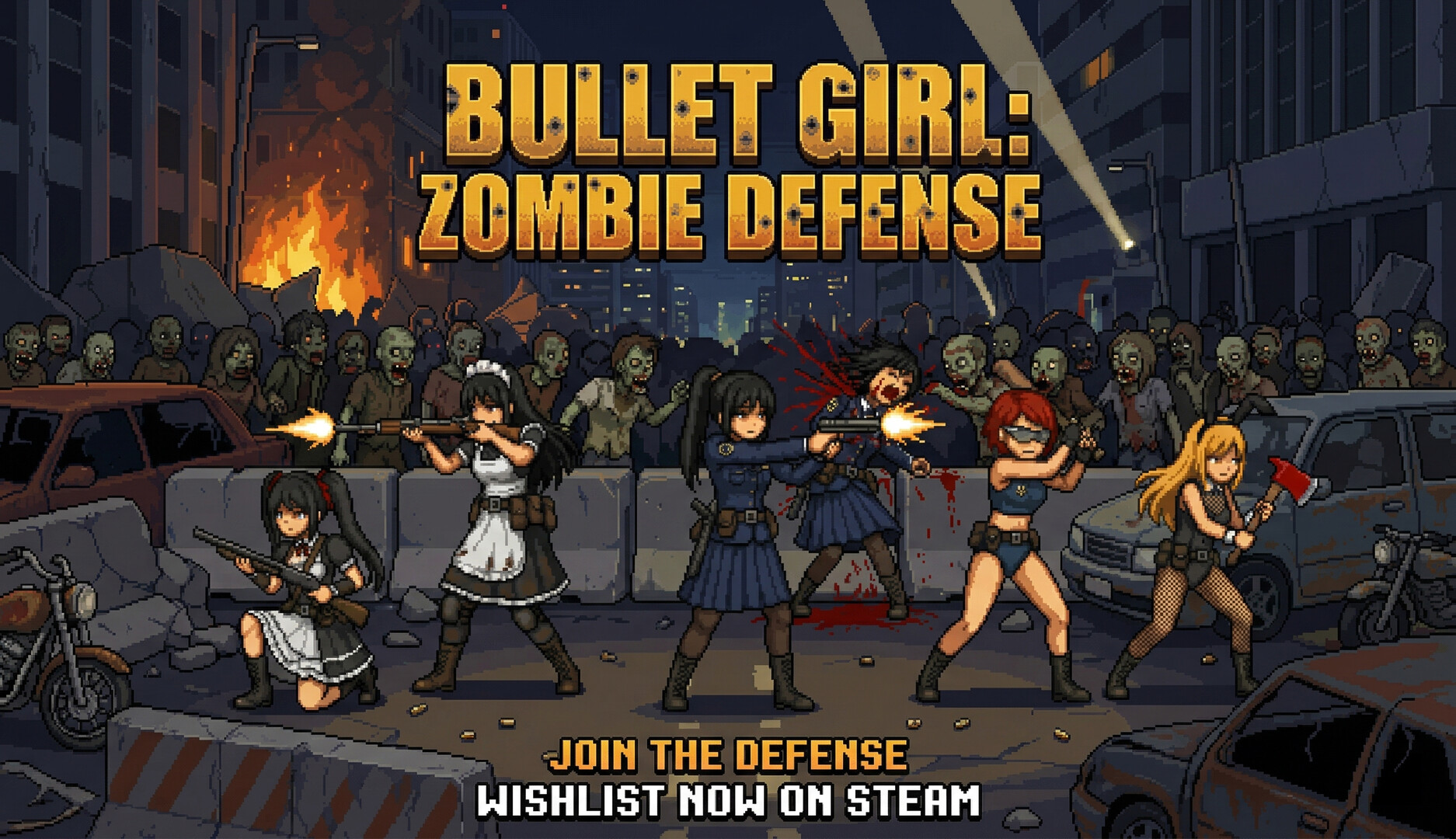 BULLET GIRL：ZOMBIE DEFENSE on Steam