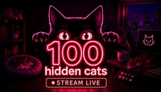 100 Hidden Cats Stream Live on Steam