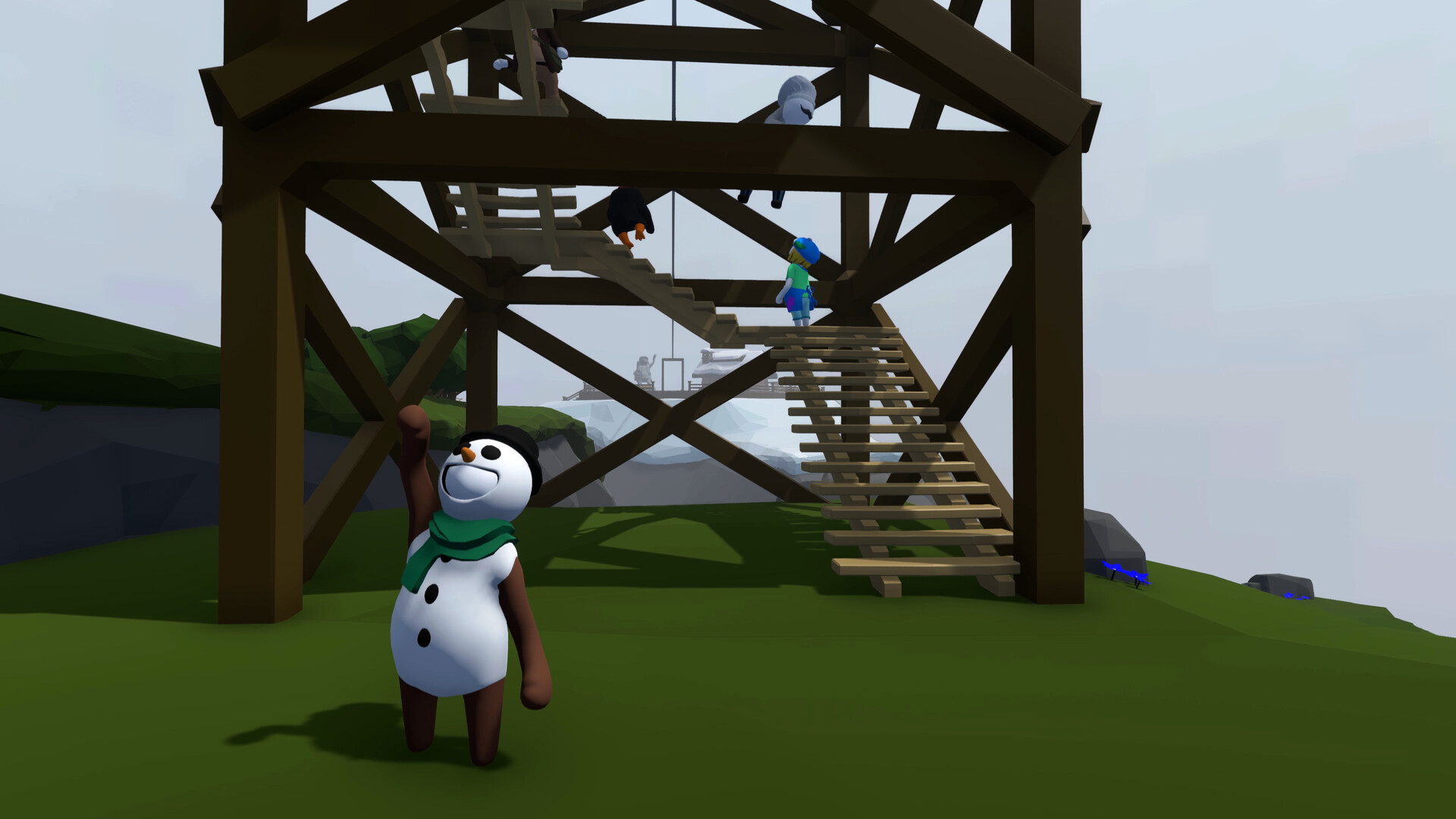 Steam：Human Fall Flat