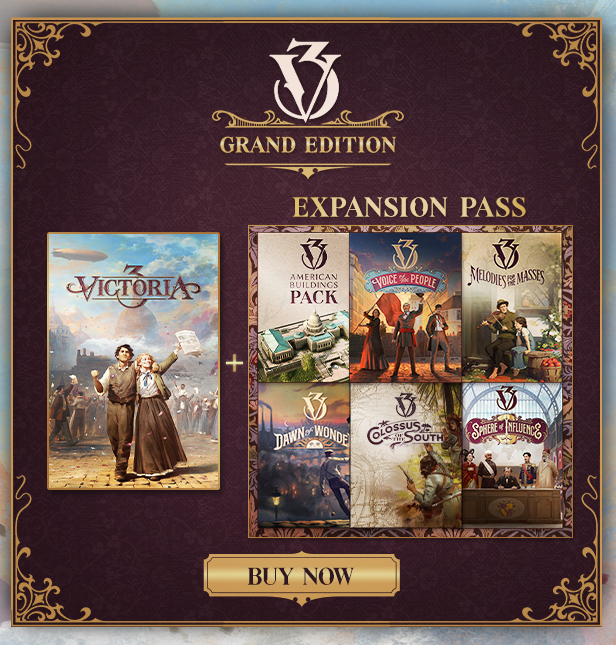 Save 50% on Victoria 3 on Steam