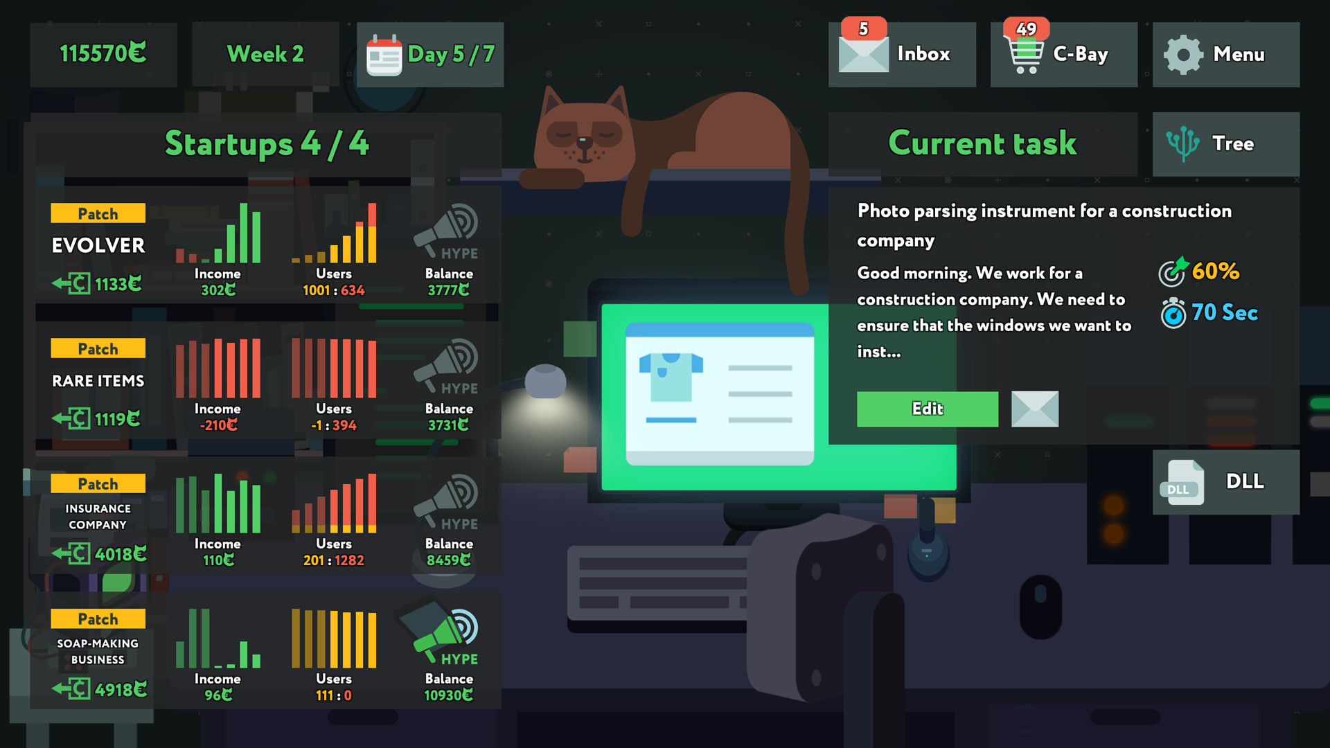 while True: learn() on Steam