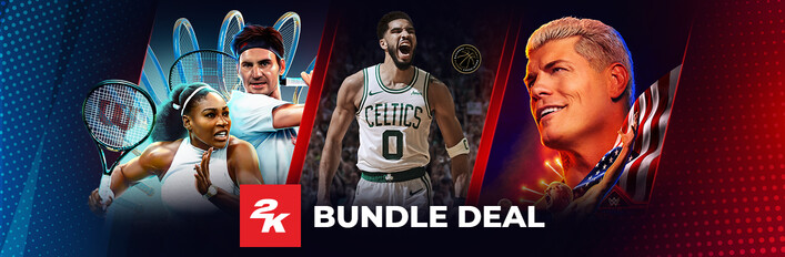 NBA 2K25 x WWE 2K24 x TopSpin 2K25 Bundle on Steam