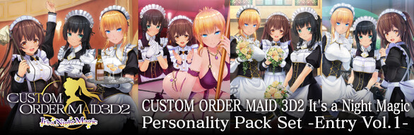 CUSTOM ORDER MAID 3D2&2.5 Personality Pack Set - with GP Vol.1- on Steam