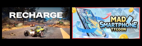 Save 35% on Recharge & Mad Smartphone Tycoon on Steam